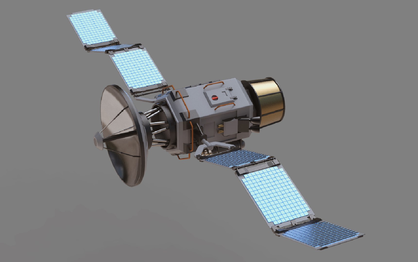 3D Satellite Highpoly Model - TurboSquid 1687632