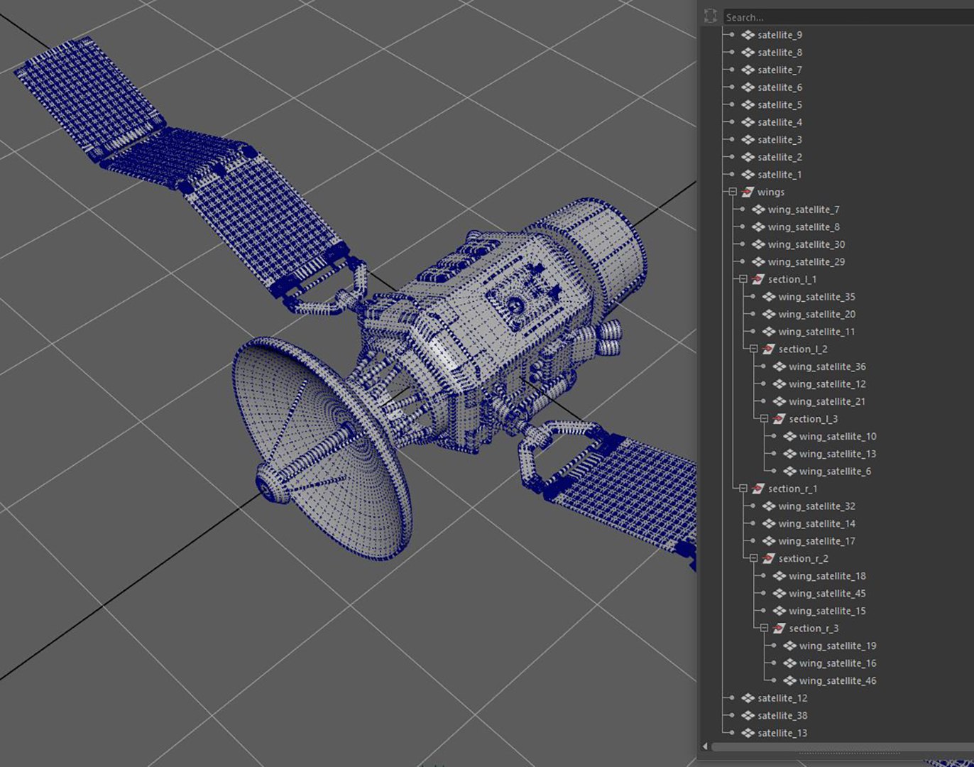 3D Satellite Highpoly Model - TurboSquid 1687632