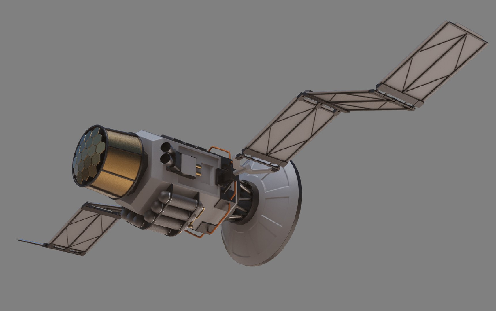 3D Satellite Highpoly Model - TurboSquid 1687632
