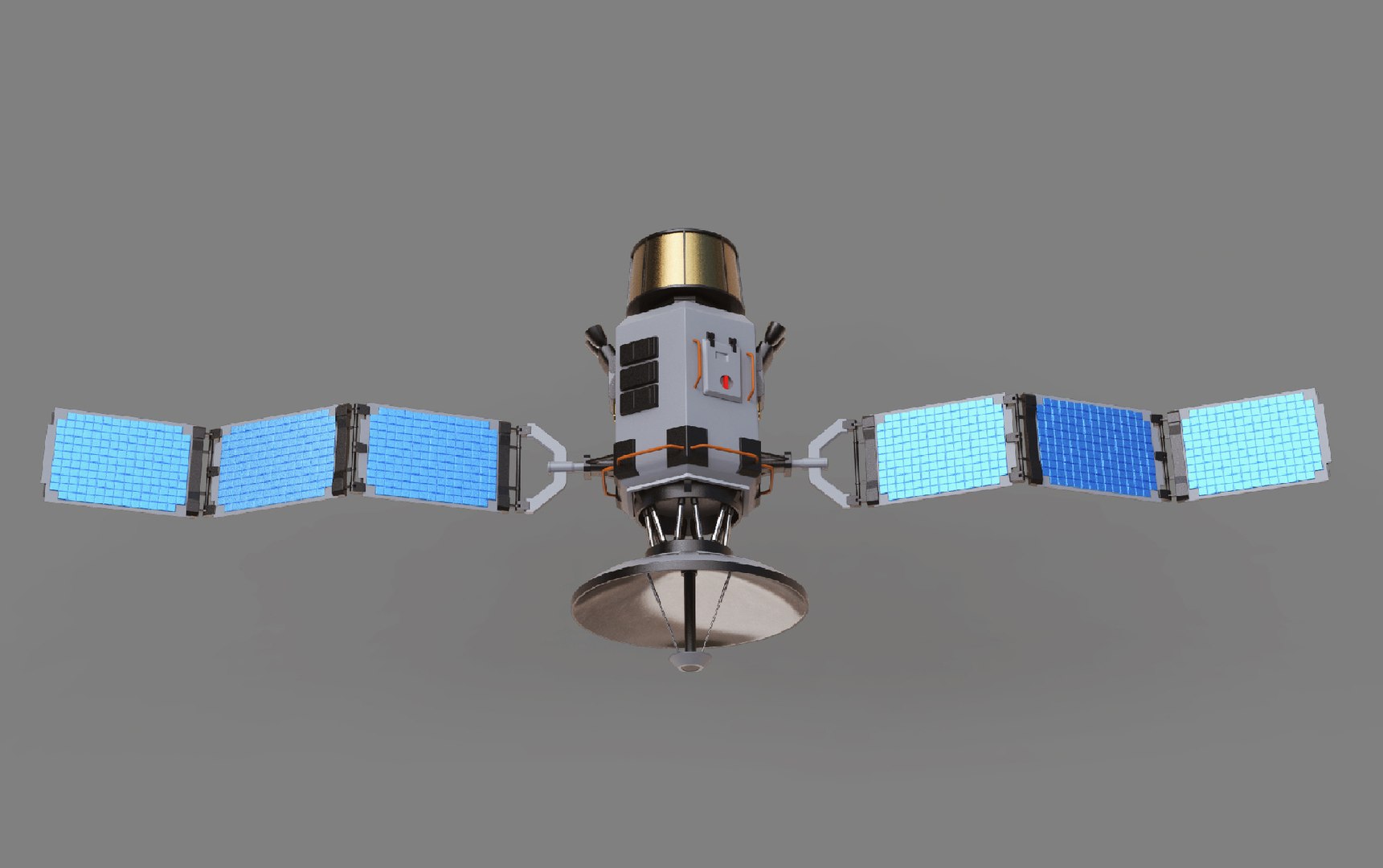 3D Satellite Highpoly Model - TurboSquid 1687632