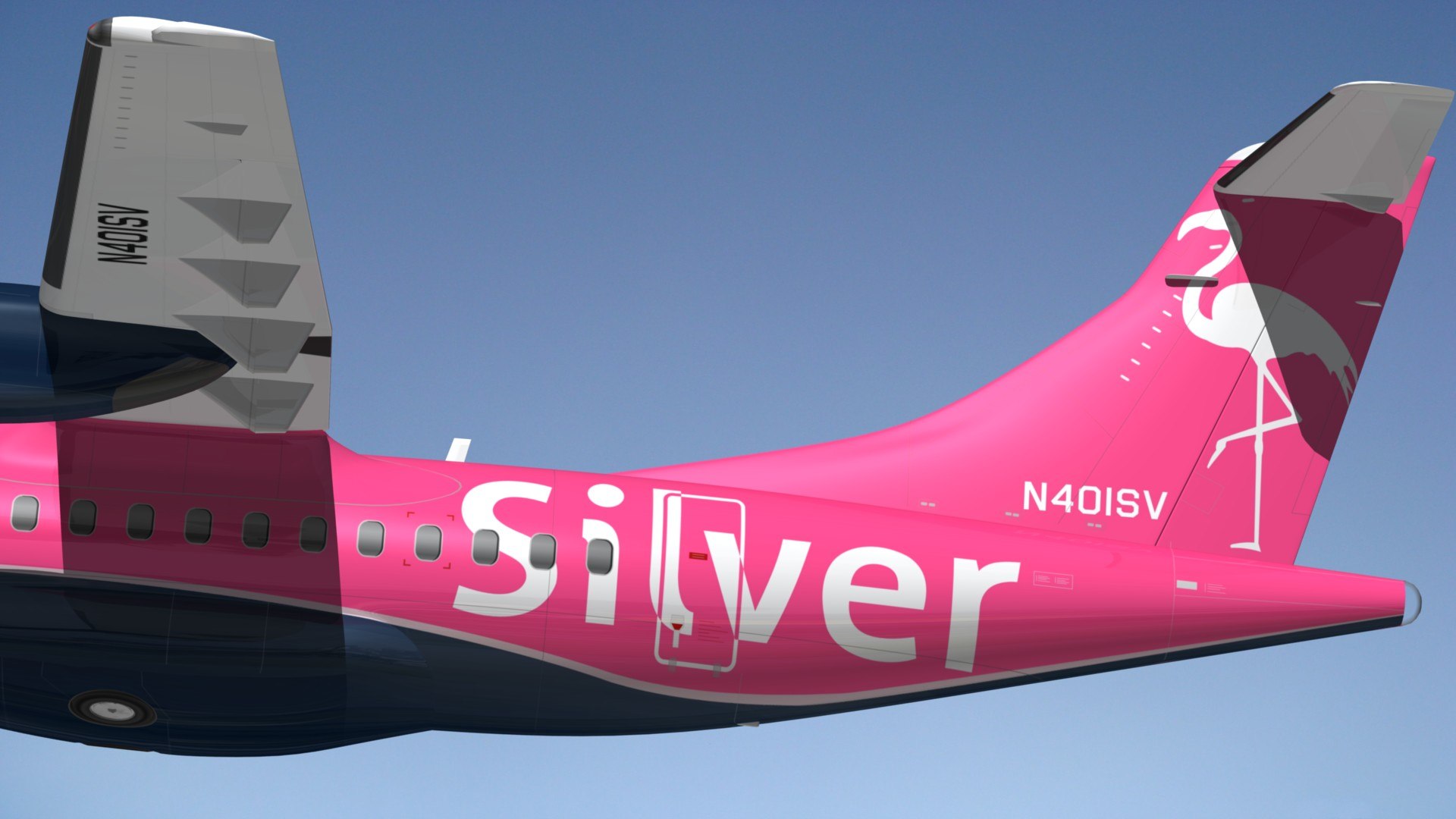 Atr 42 Silver 3D Model - TurboSquid 1685638