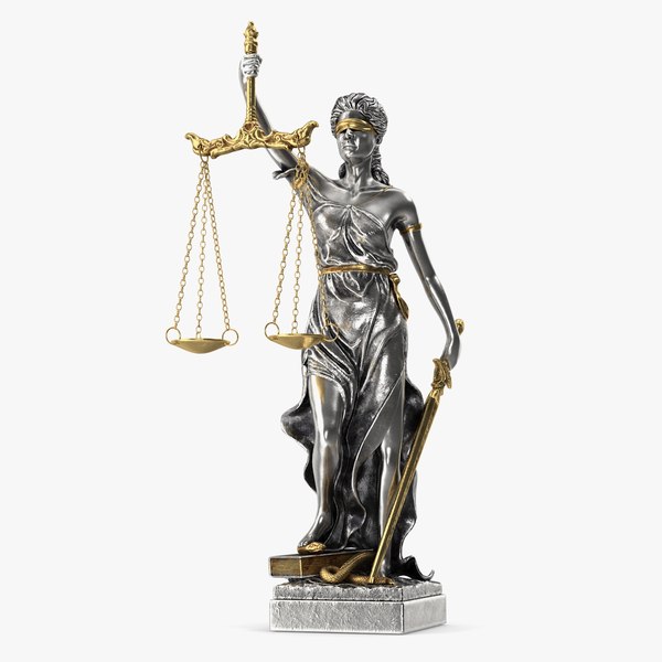 3D Statue Justice Themis Made of Stone model - TurboSquid 1974437