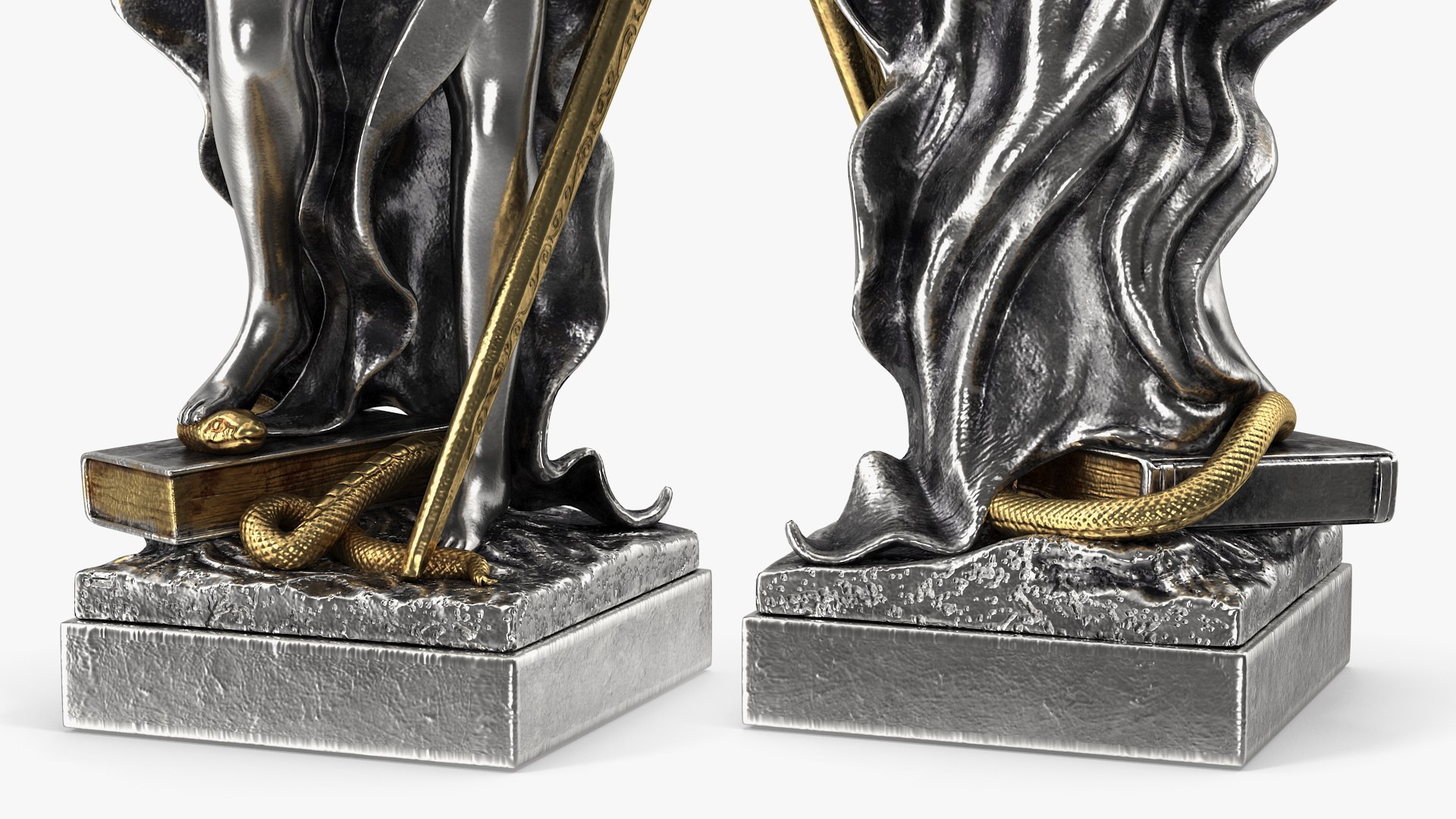 Silver Statue Justice 3D Model - TurboSquid 1974431