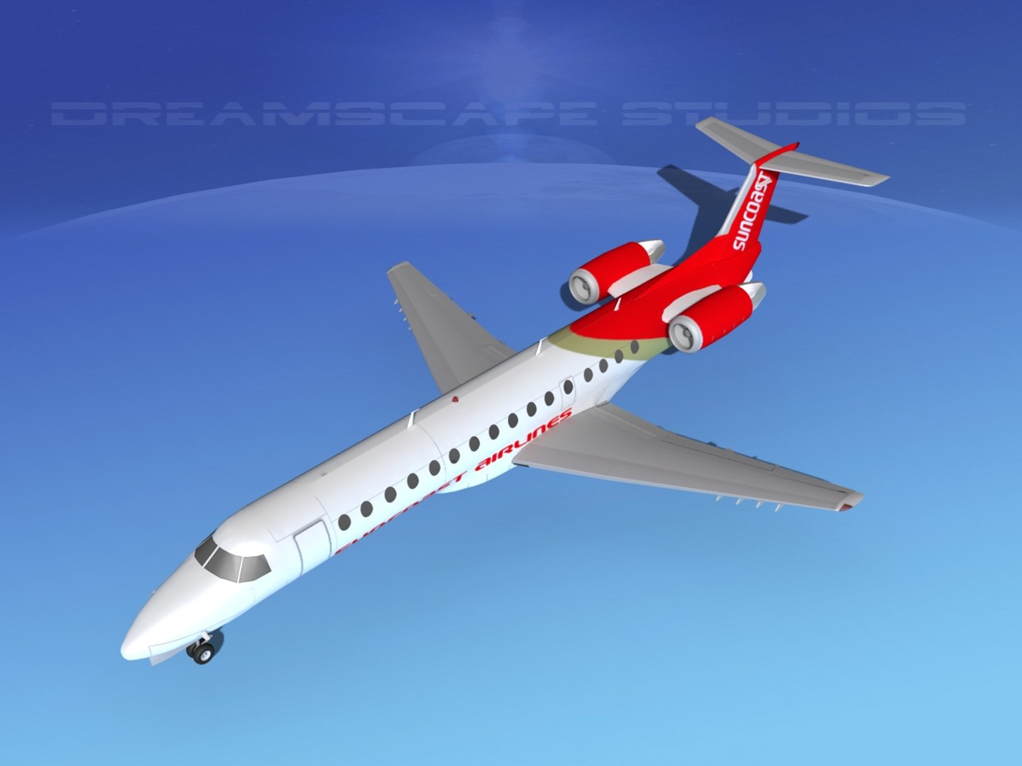 Embraer Erj Model - TurboSquid 1320904