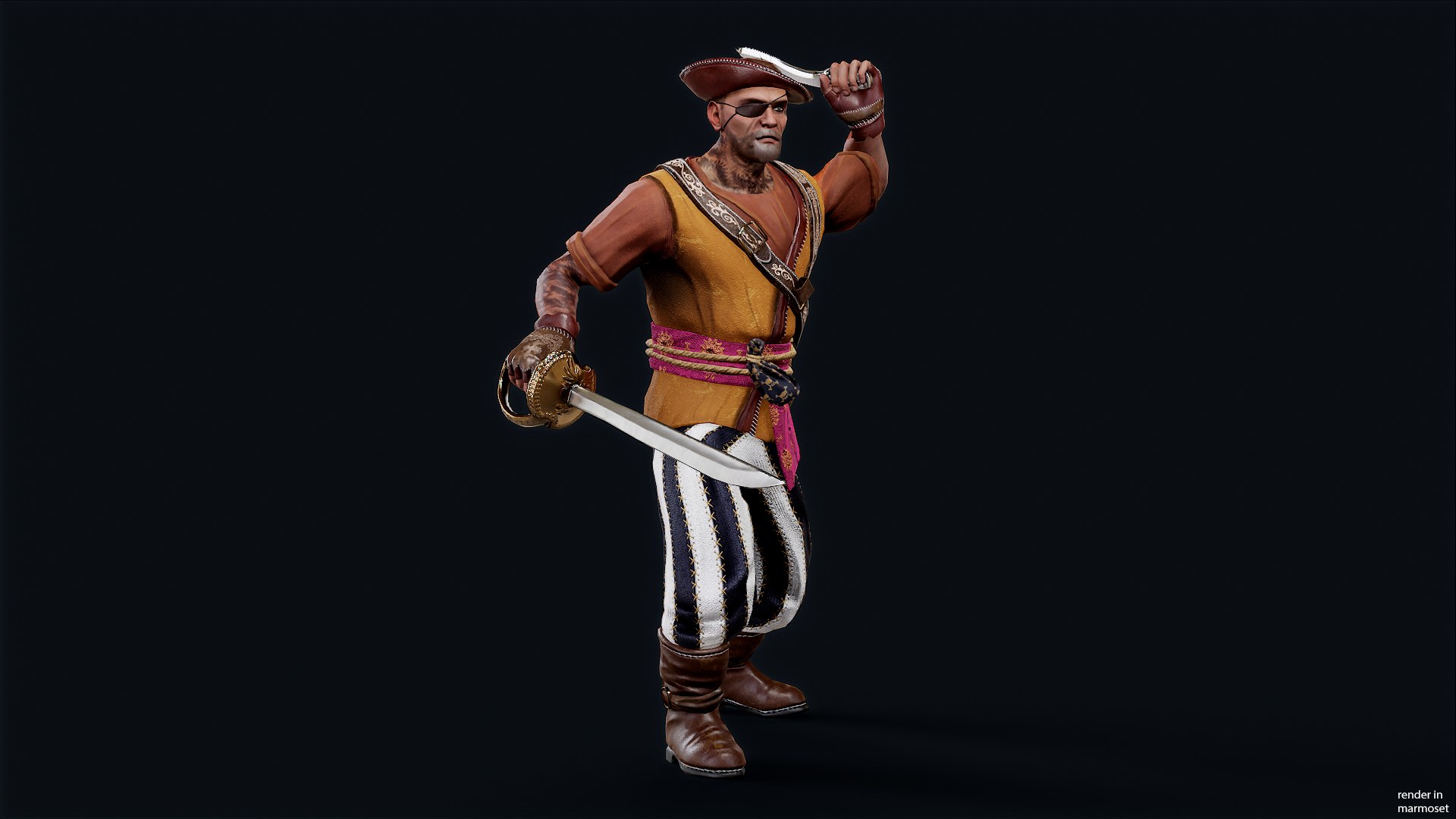 PIRATE R9 3D Model - TurboSquid 2341160