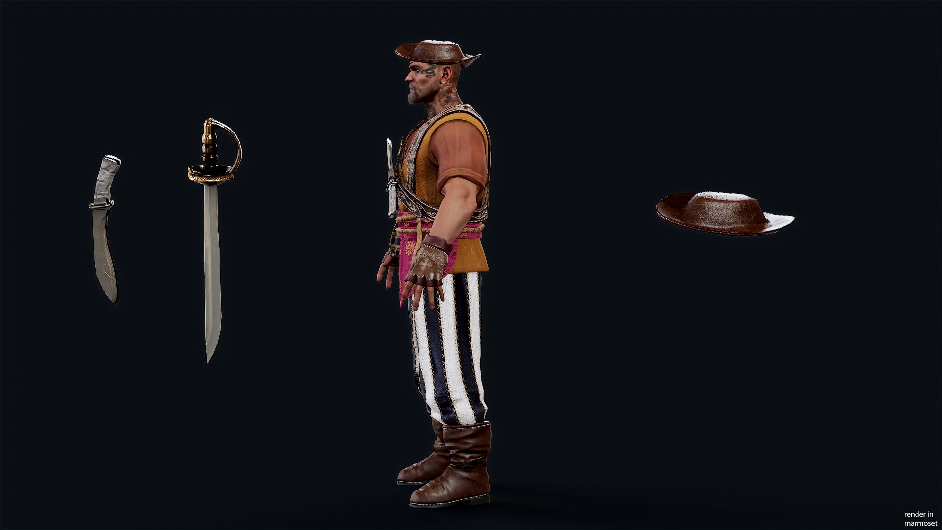 PIRATE R9 3D Model - TurboSquid 2341160
