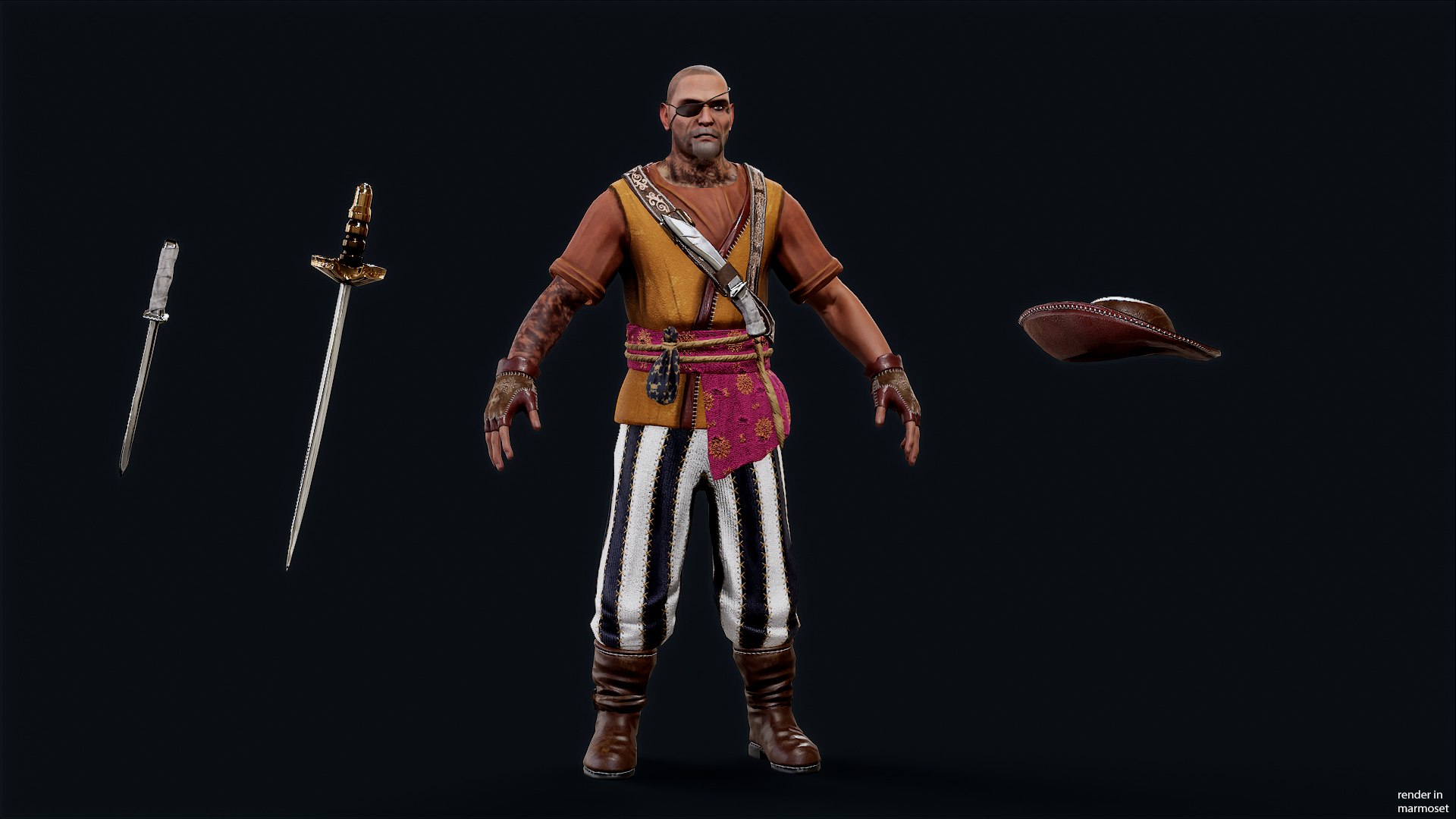 PIRATE R9 3D Model - TurboSquid 2341160