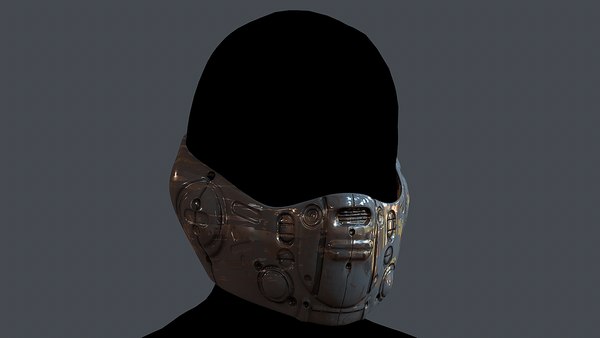 Gas mask respirator scifi futuristic 3D model 3D 모델 - TurboSquid 1927721
