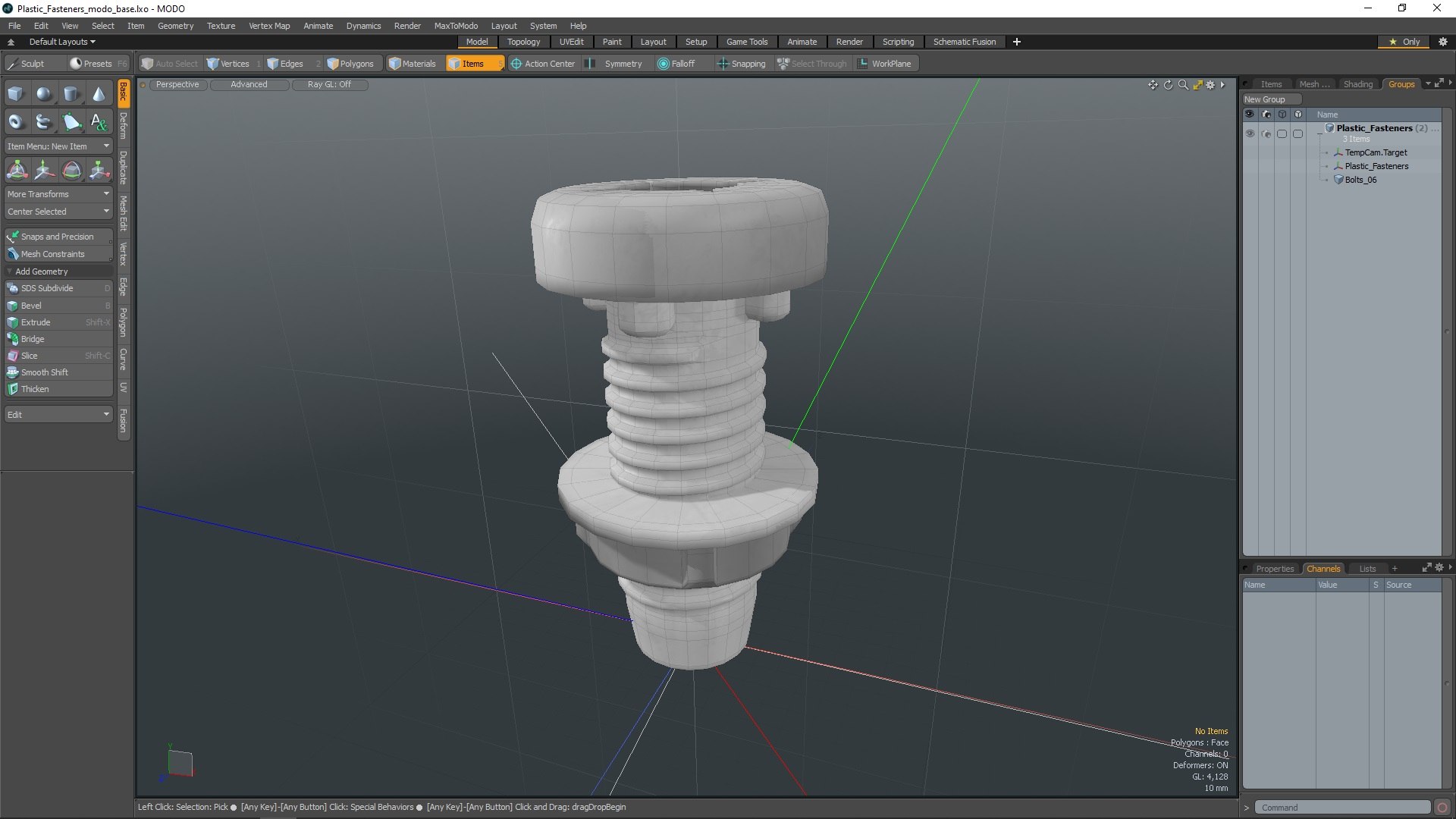 Plastic Fasteners 3D Model - TurboSquid 2276749