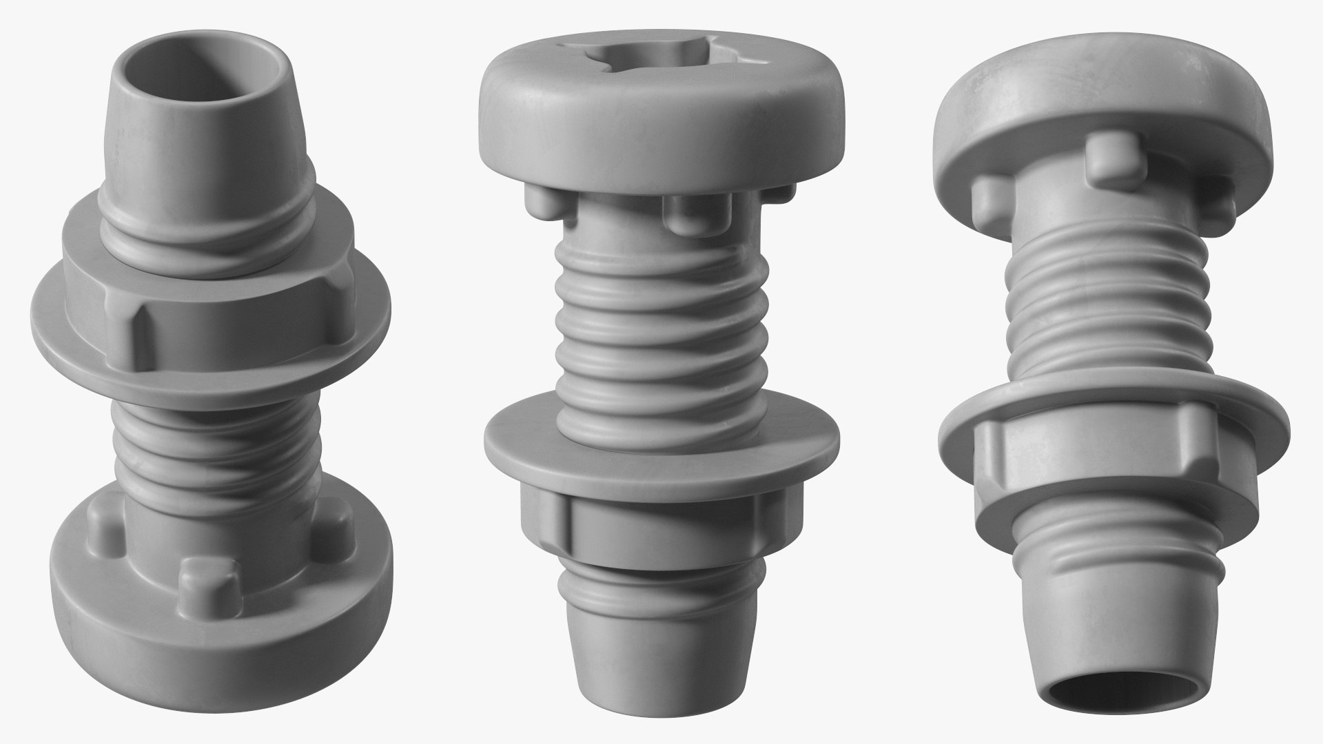 Plastic Fasteners 3D Model - TurboSquid 2276749