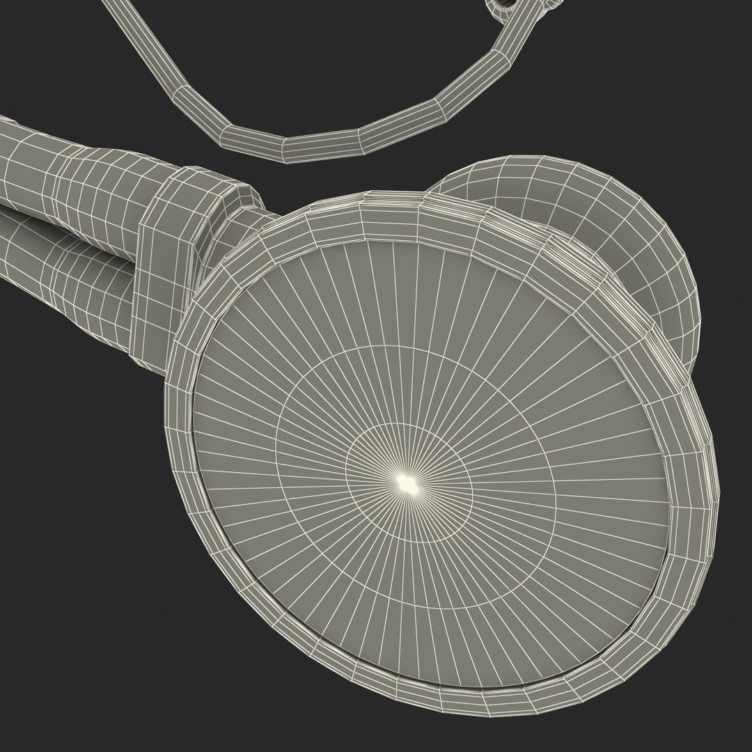 3d model stethoscope modelled