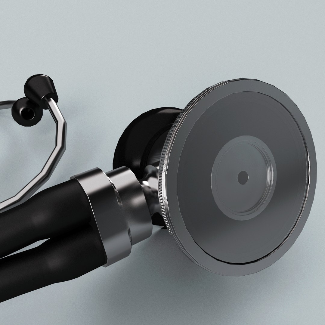3d model stethoscope modelled