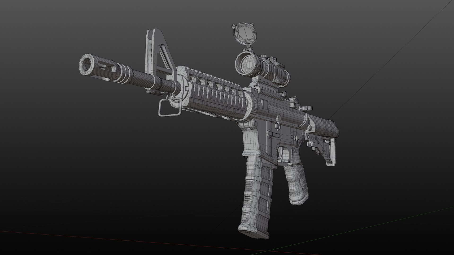 3D M4 rifle - TurboSquid 2167596