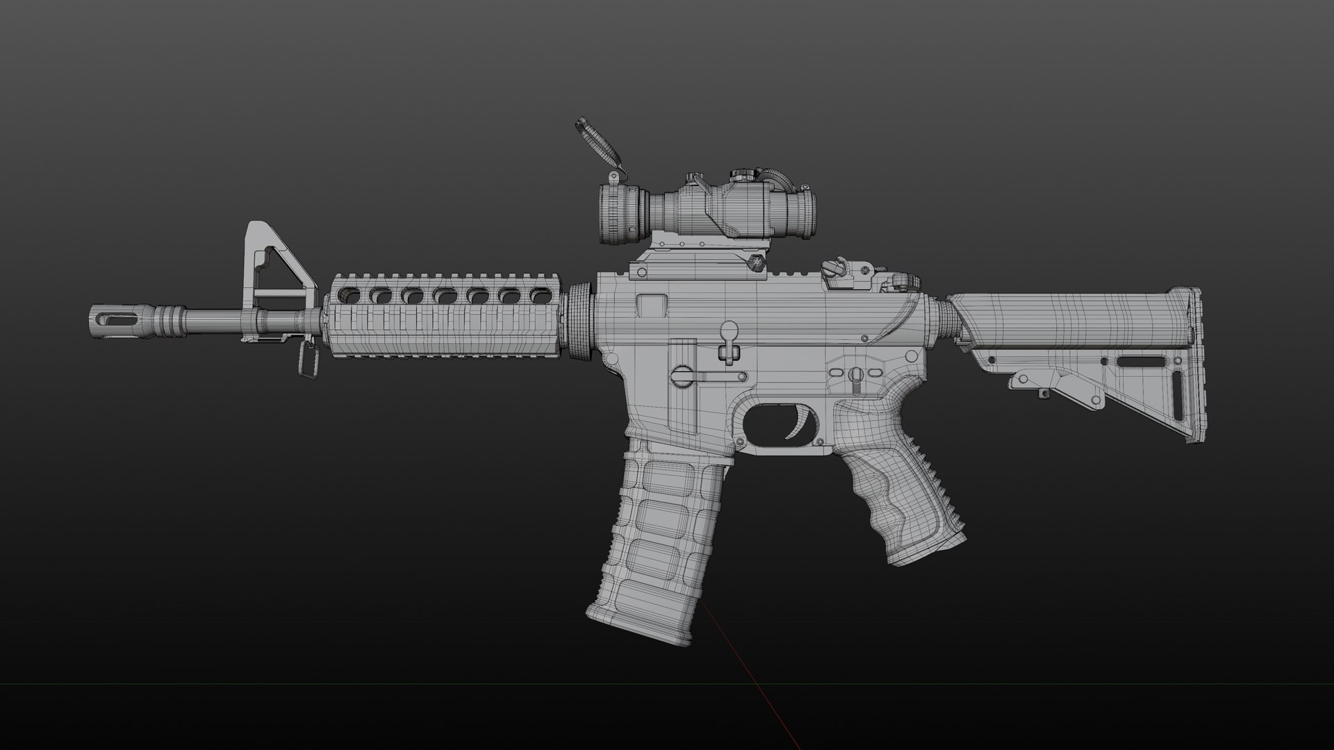 3D M4 Rifle - TurboSquid 2167596