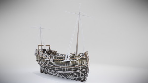 3D Herring Buss Ship model - TurboSquid 1783042