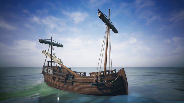 3D Herring Buss Ship model - TurboSquid 1783042
