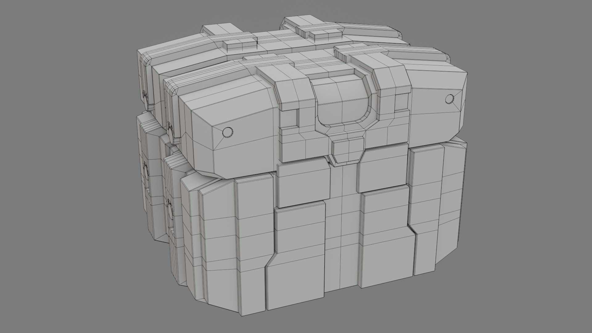 3D model Sci-Fi Crate - Low Poly - Game Ready - PBR - TurboSquid 1907138