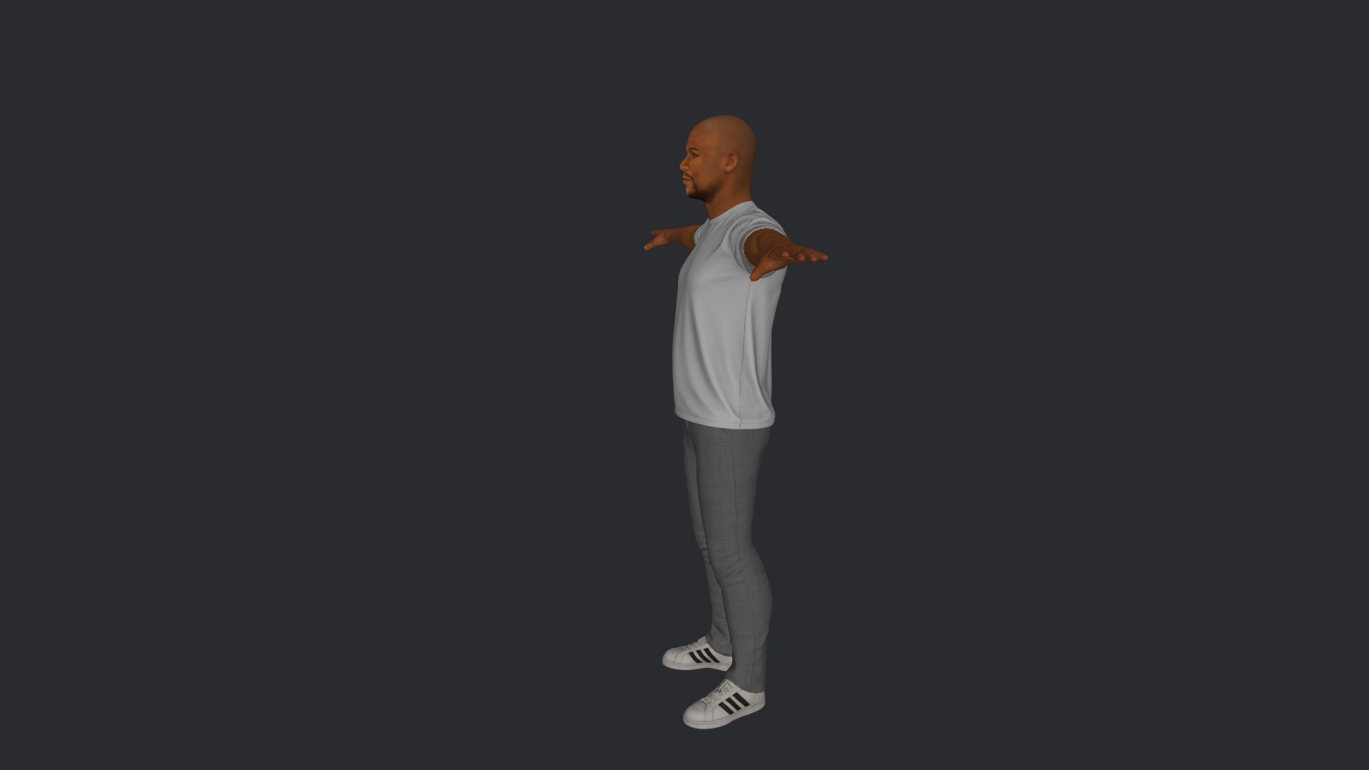 3D Floyd Mayweather Hyper Realistic Full Body Fully Rigged 3D Character ...