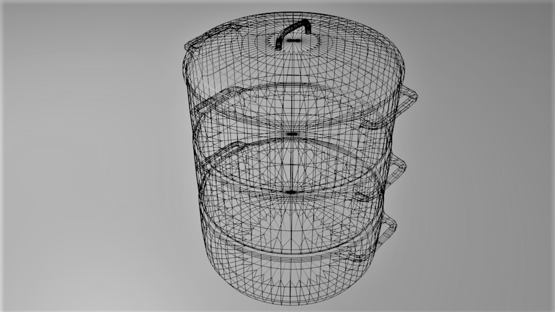 Kitchen steamer 3D model - TurboSquid 1461762