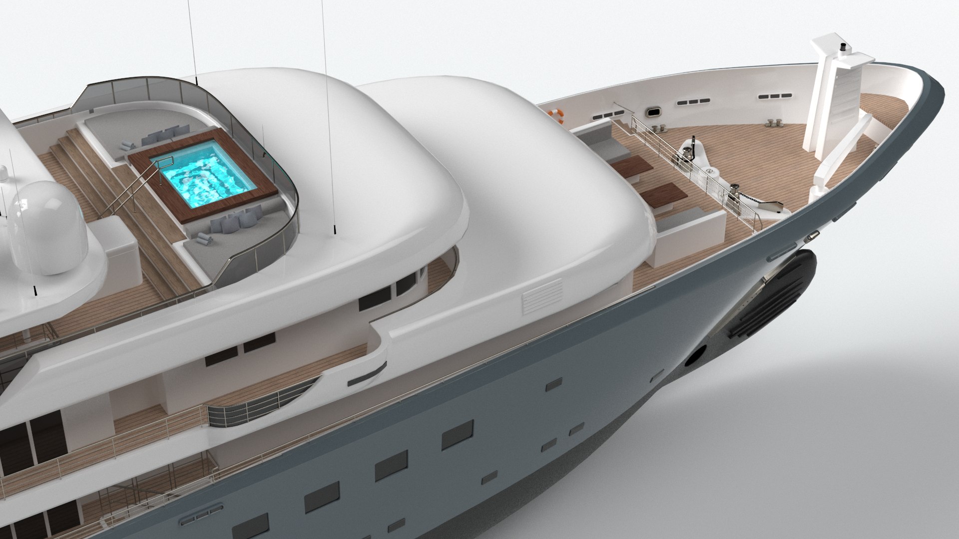 3D Planet Nine Superyacht Dynamic Simulation Model - TurboSquid 2101200