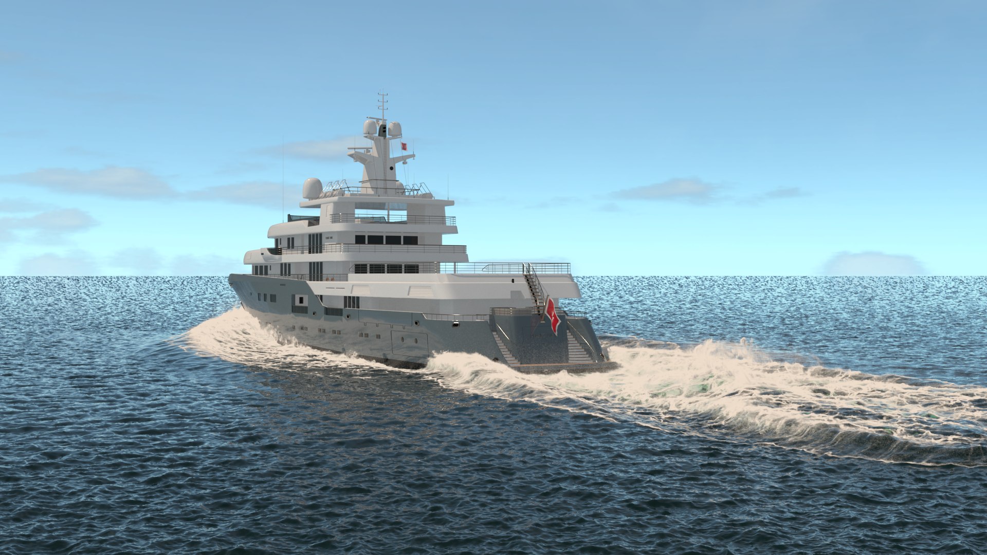 3D Planet Nine Superyacht Dynamic Simulation Model - TurboSquid 2101200