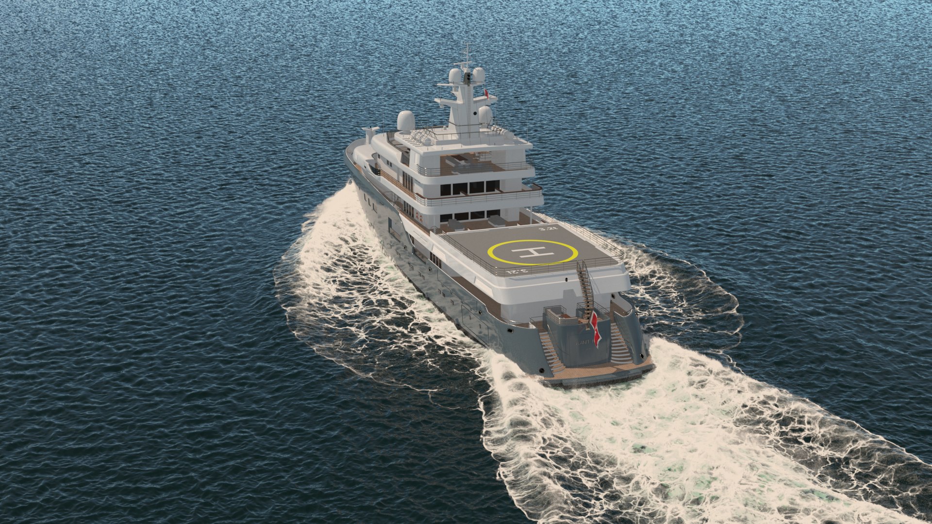 3D Planet Nine Superyacht Dynamic Simulation model - TurboSquid 2101200
