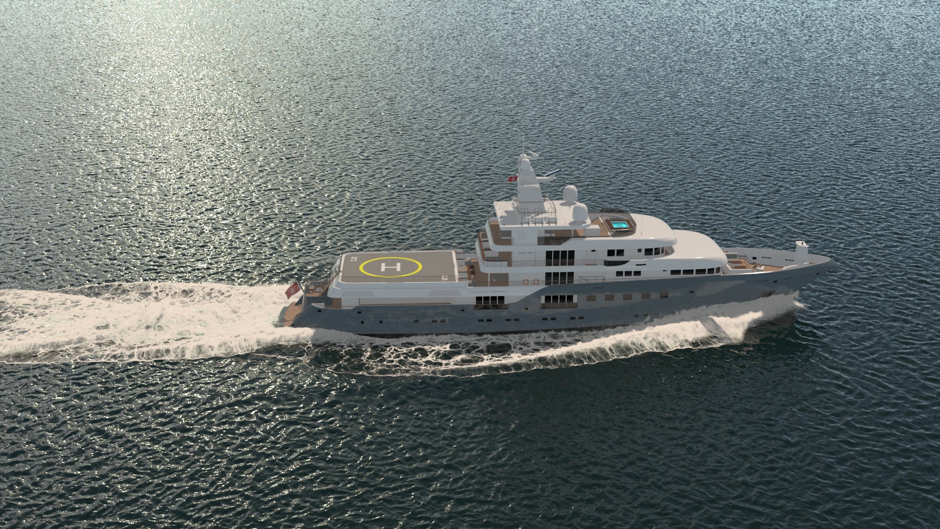 3D Planet Nine Superyacht Dynamic Simulation model - TurboSquid 2101200