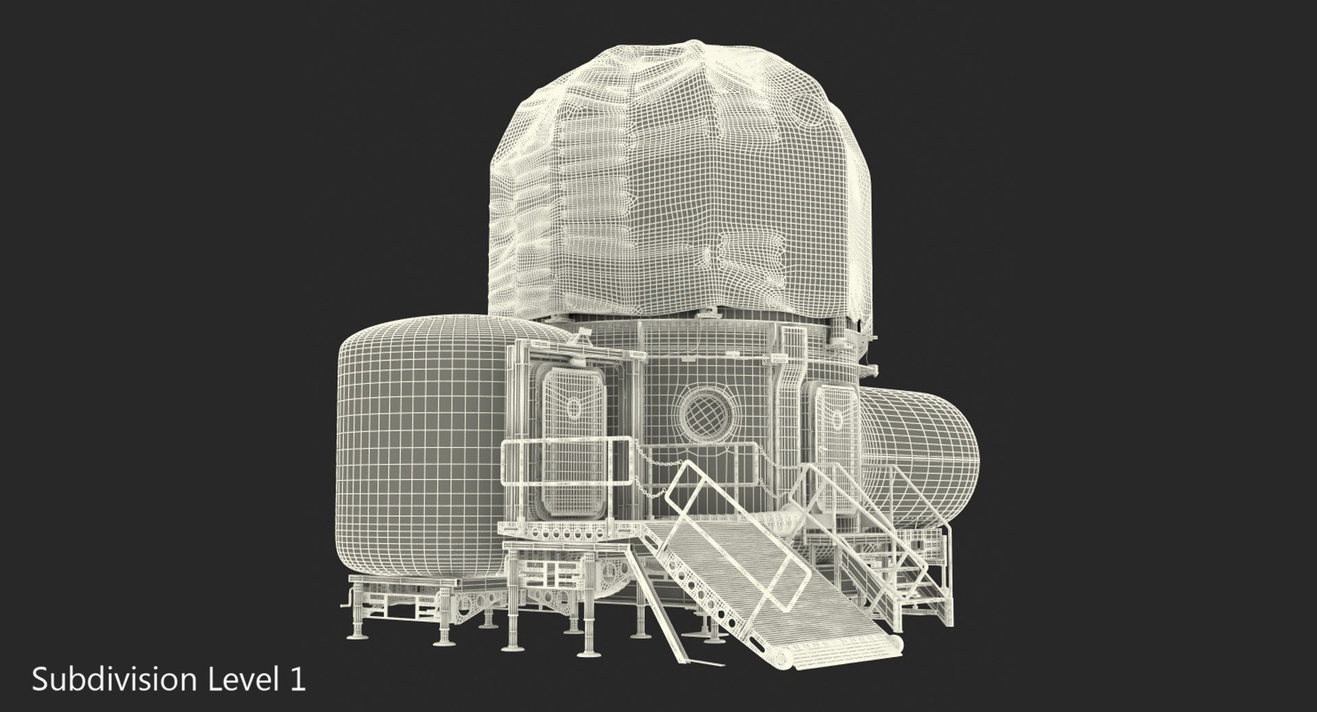 3D nasa deep space habitat - TurboSquid 1314182