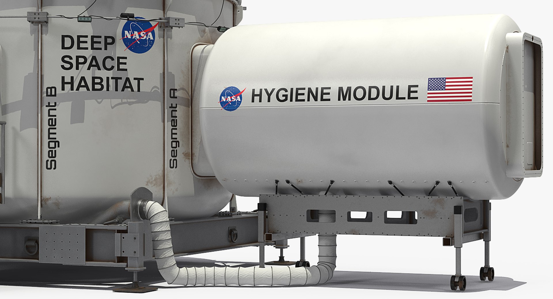 3D nasa deep space habitat - TurboSquid 1314182