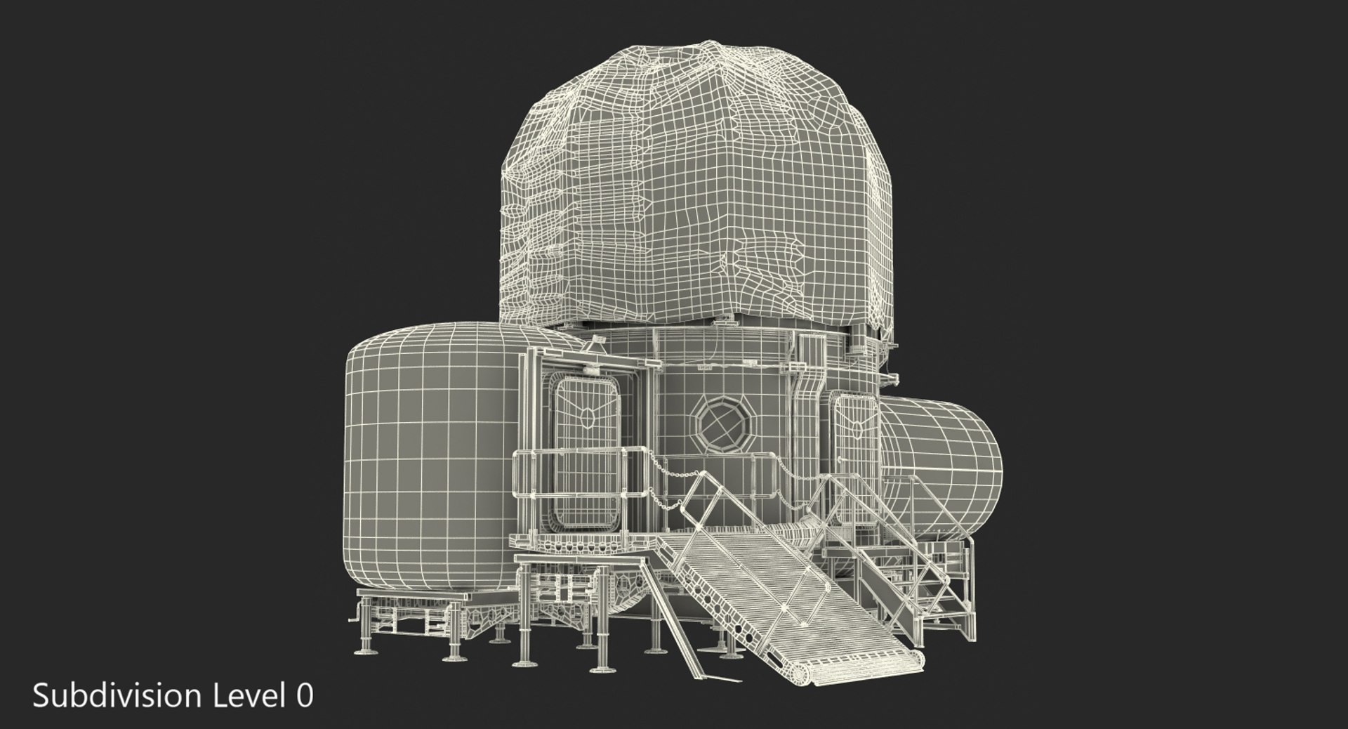 3D nasa deep space habitat - TurboSquid 1314182