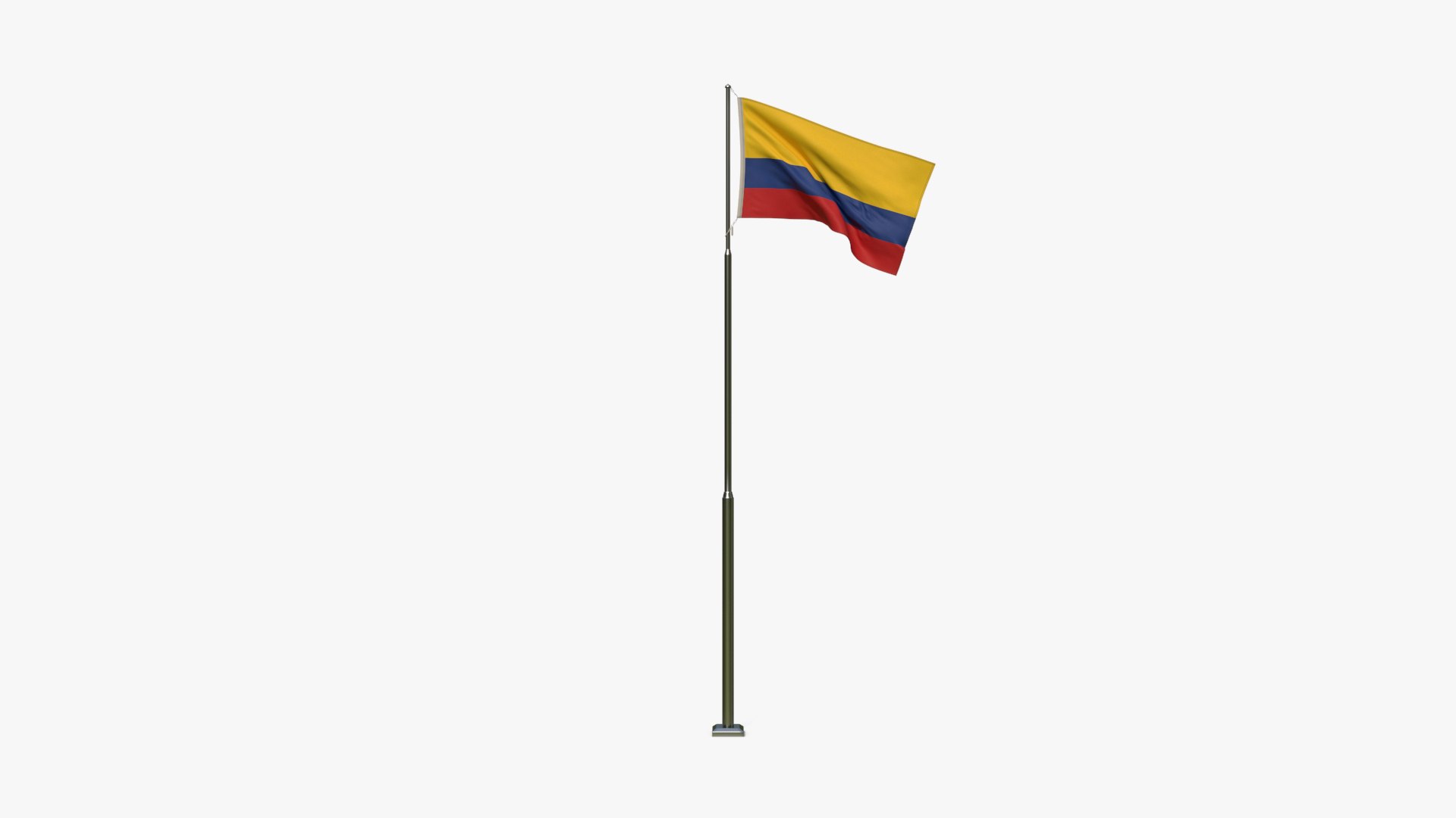 3D Model Animated Colombia Flag - TurboSquid 1795654