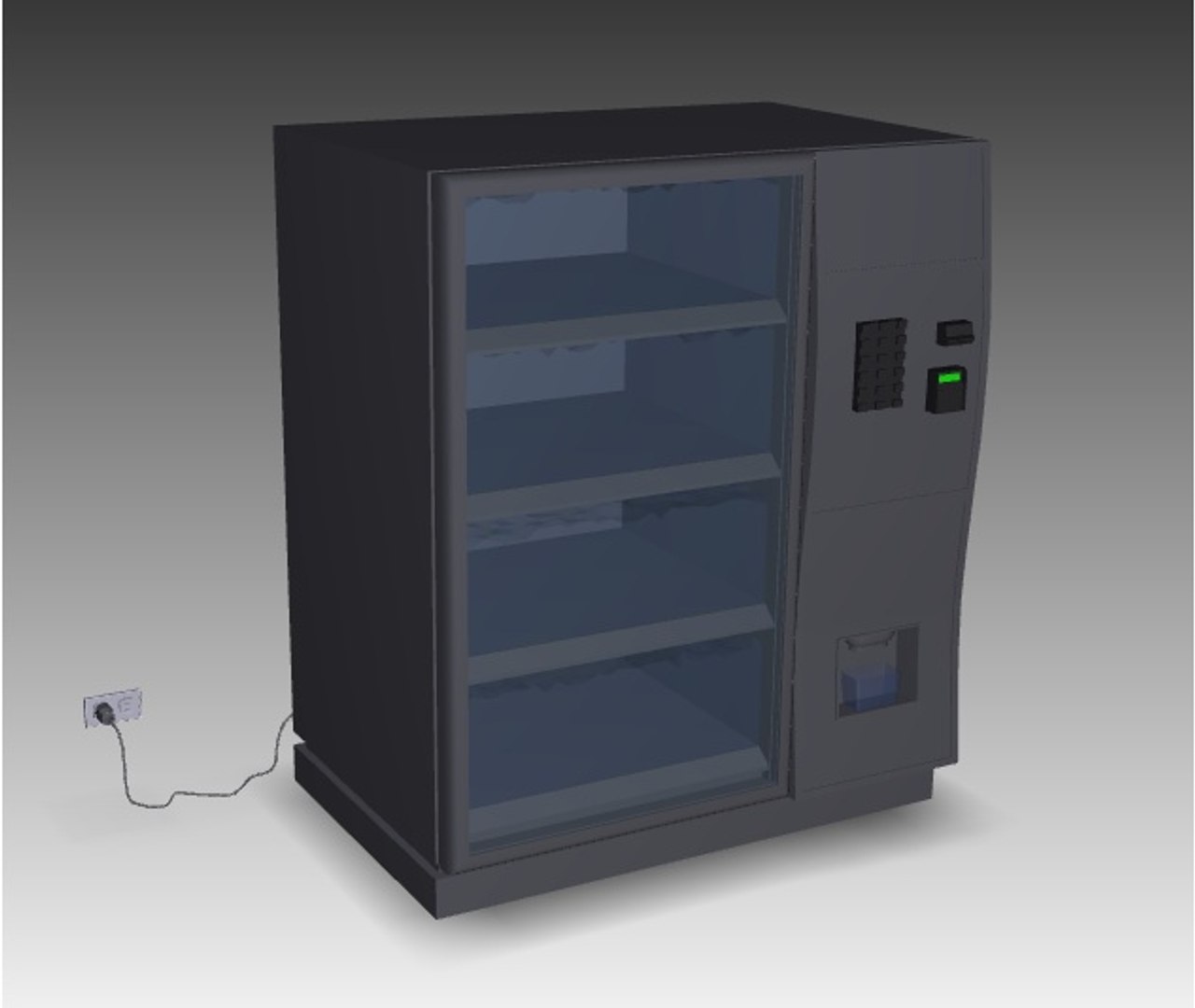 Free Snacks Machine 3d Model