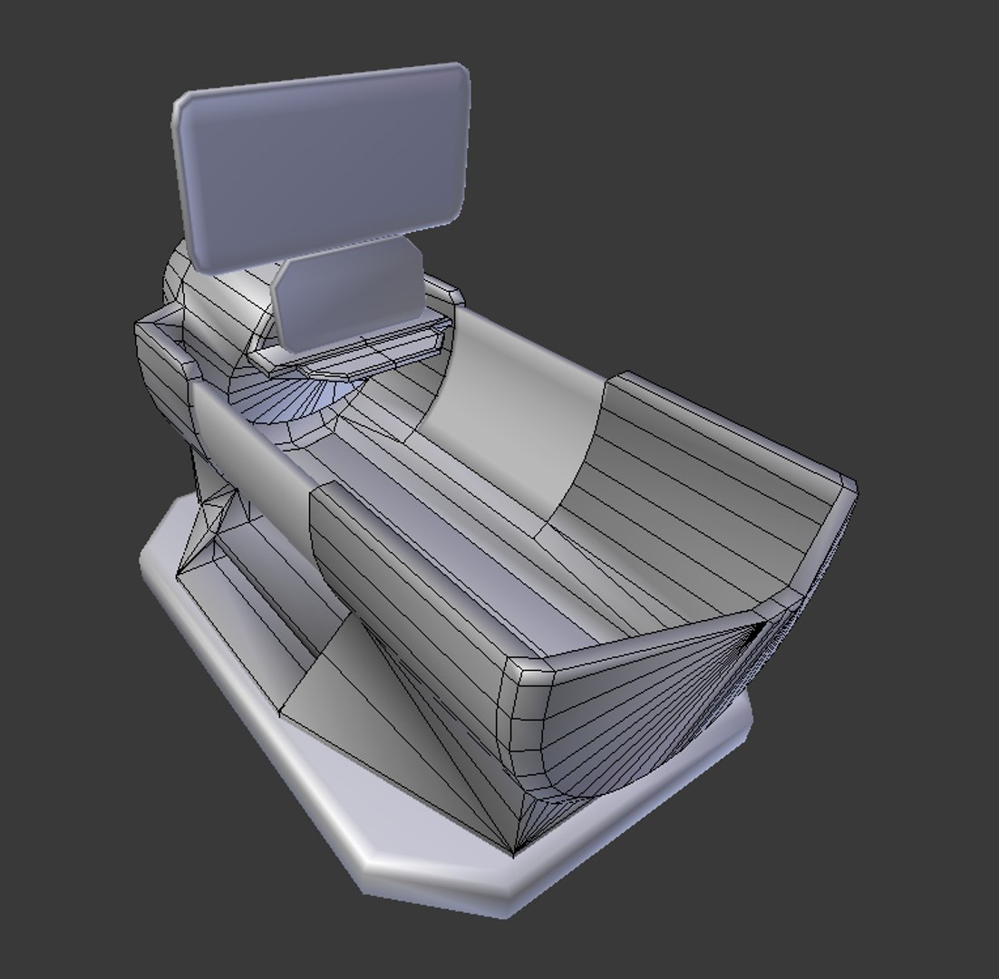 3ds Control Module Low-poly