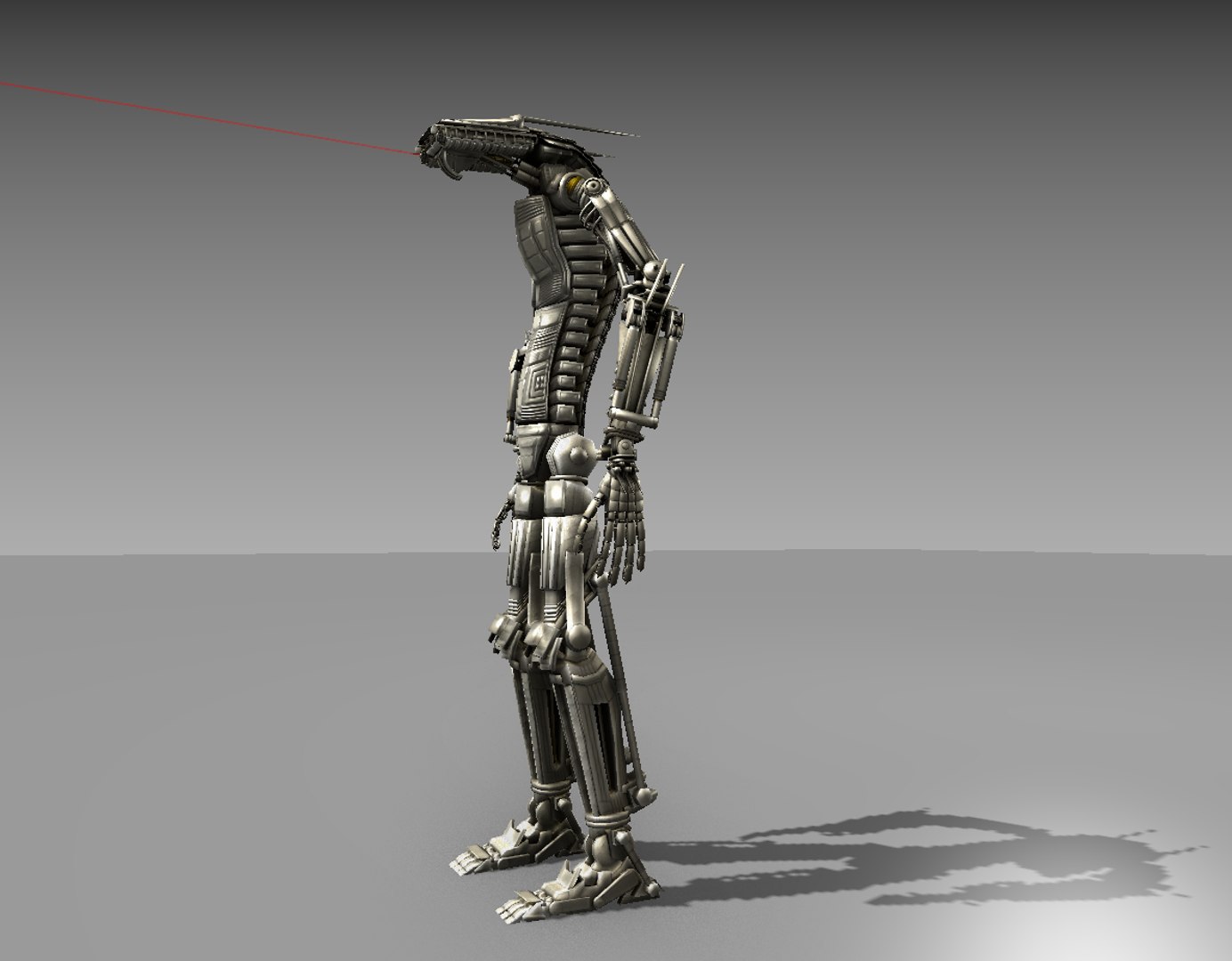 3d Model Robot Rig Animate