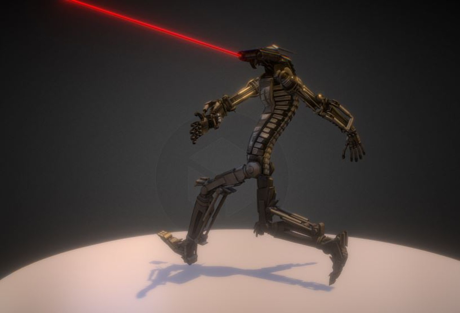 3d Model Robot Rig Animate