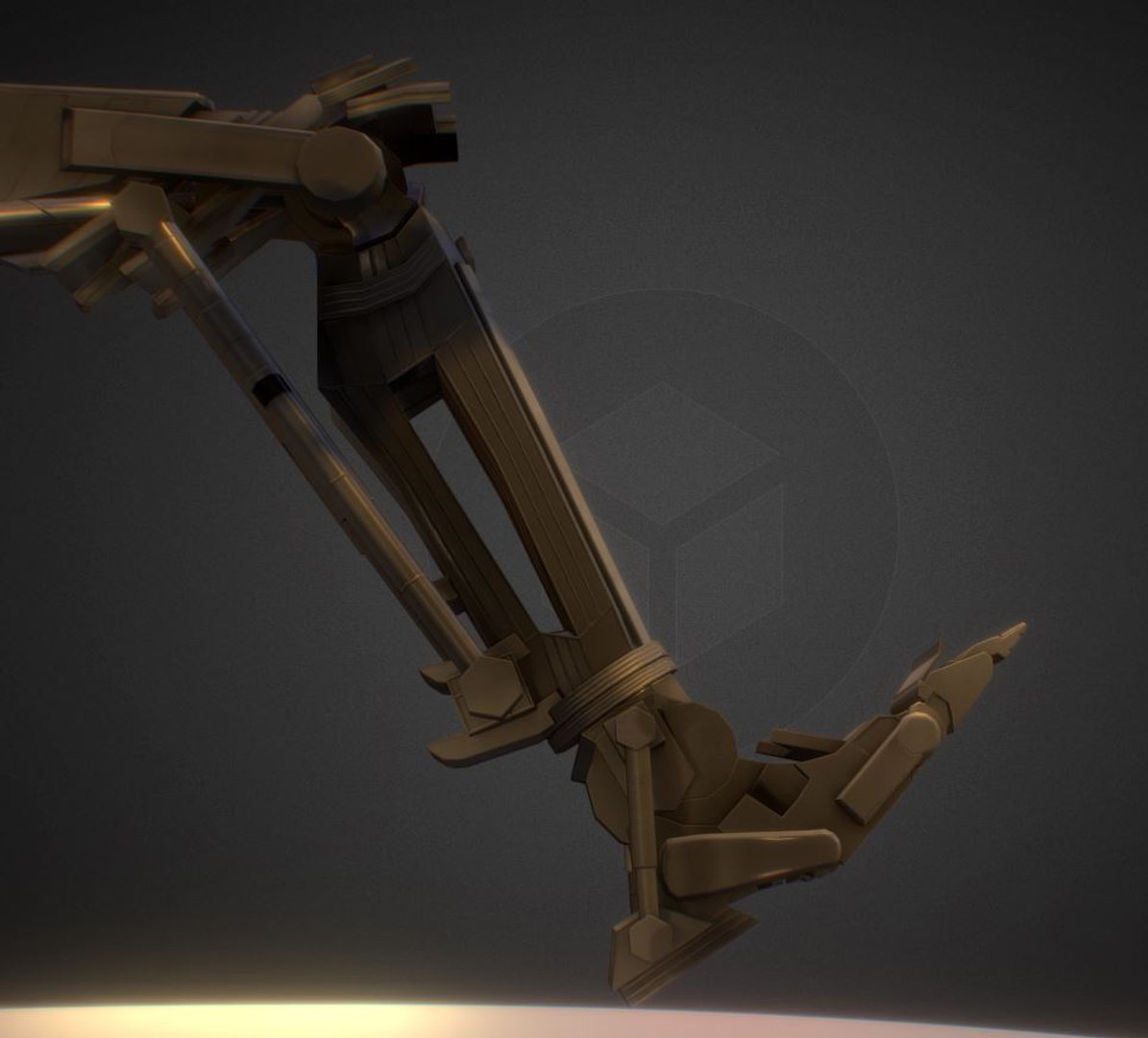 3d Model Robot Rig Animate