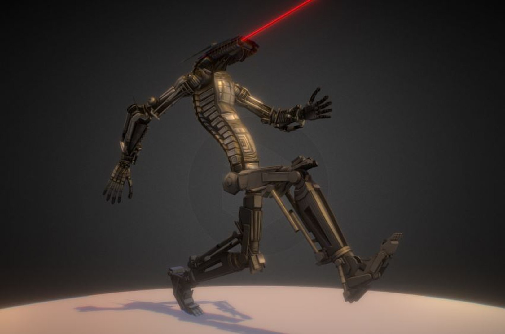 3d Model Robot Rig Animate
