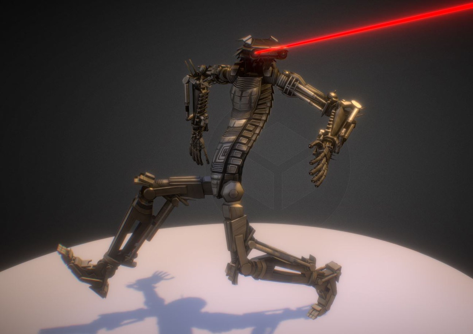 3d Model Robot Rig Animate