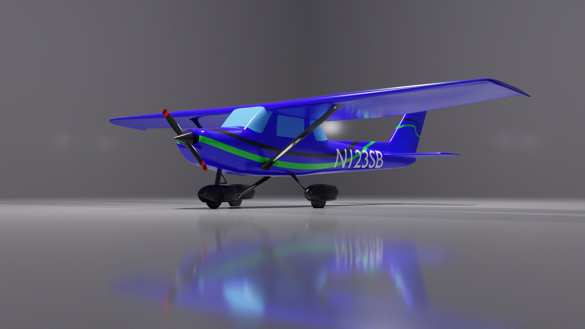 Cessna 152 3D Model - TurboSquid 2043386