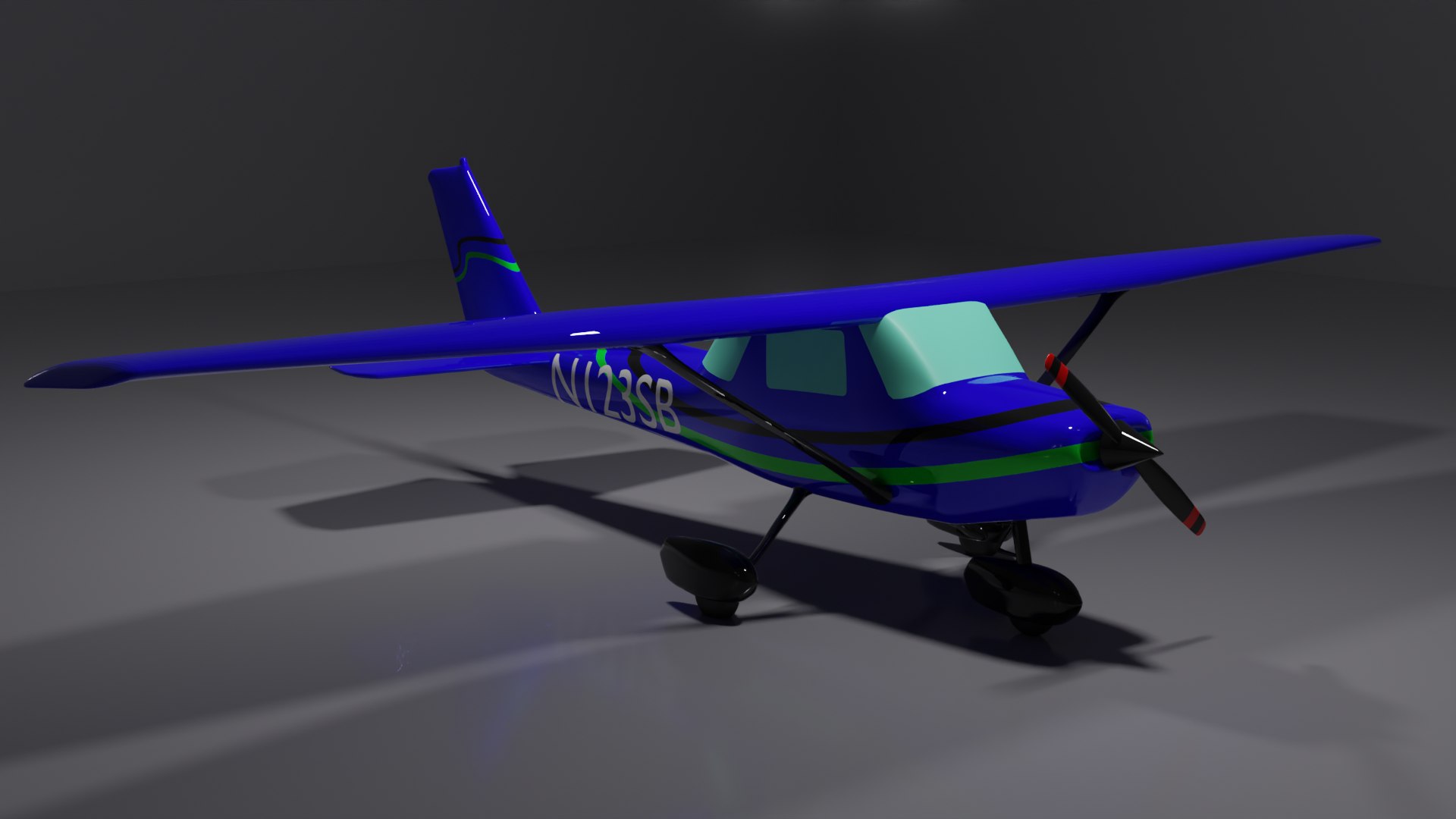 Cessna 152 3D Model - TurboSquid 2043386