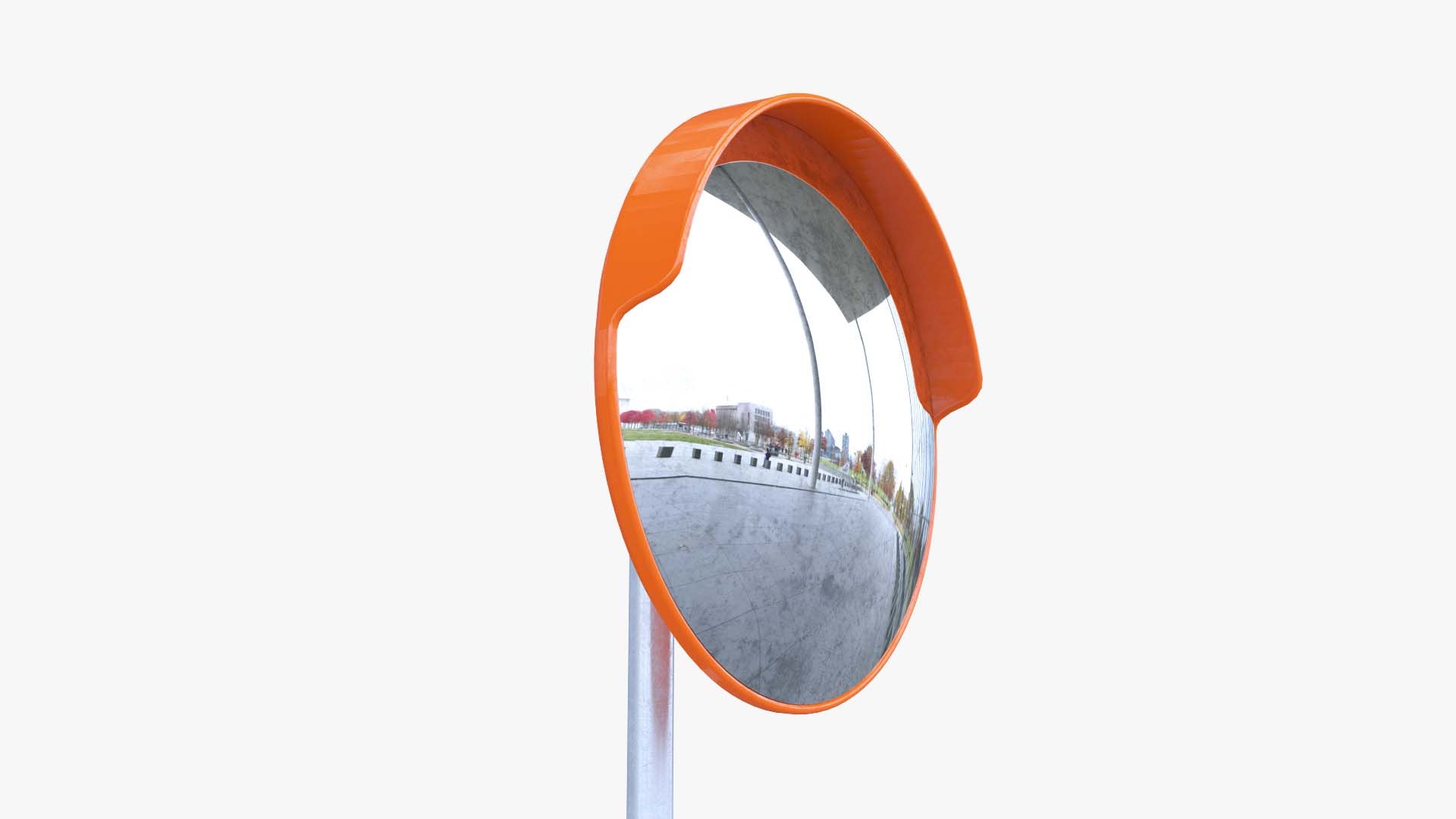3D Traffic Concave Mirror Wide Angle Mirror - TurboSquid 1959601