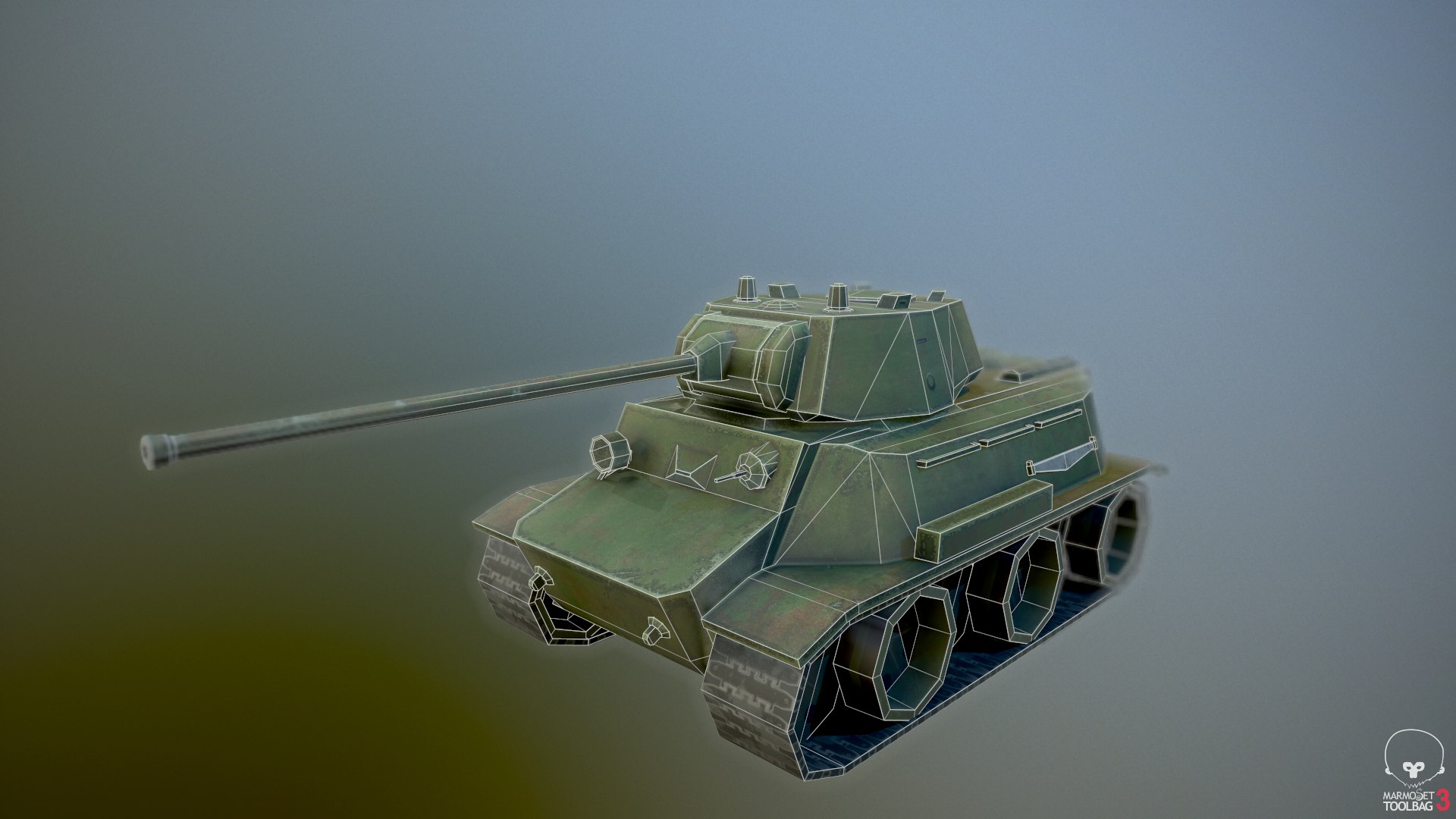 Mt-25 tank ussr toon 3D - TurboSquid 1206267