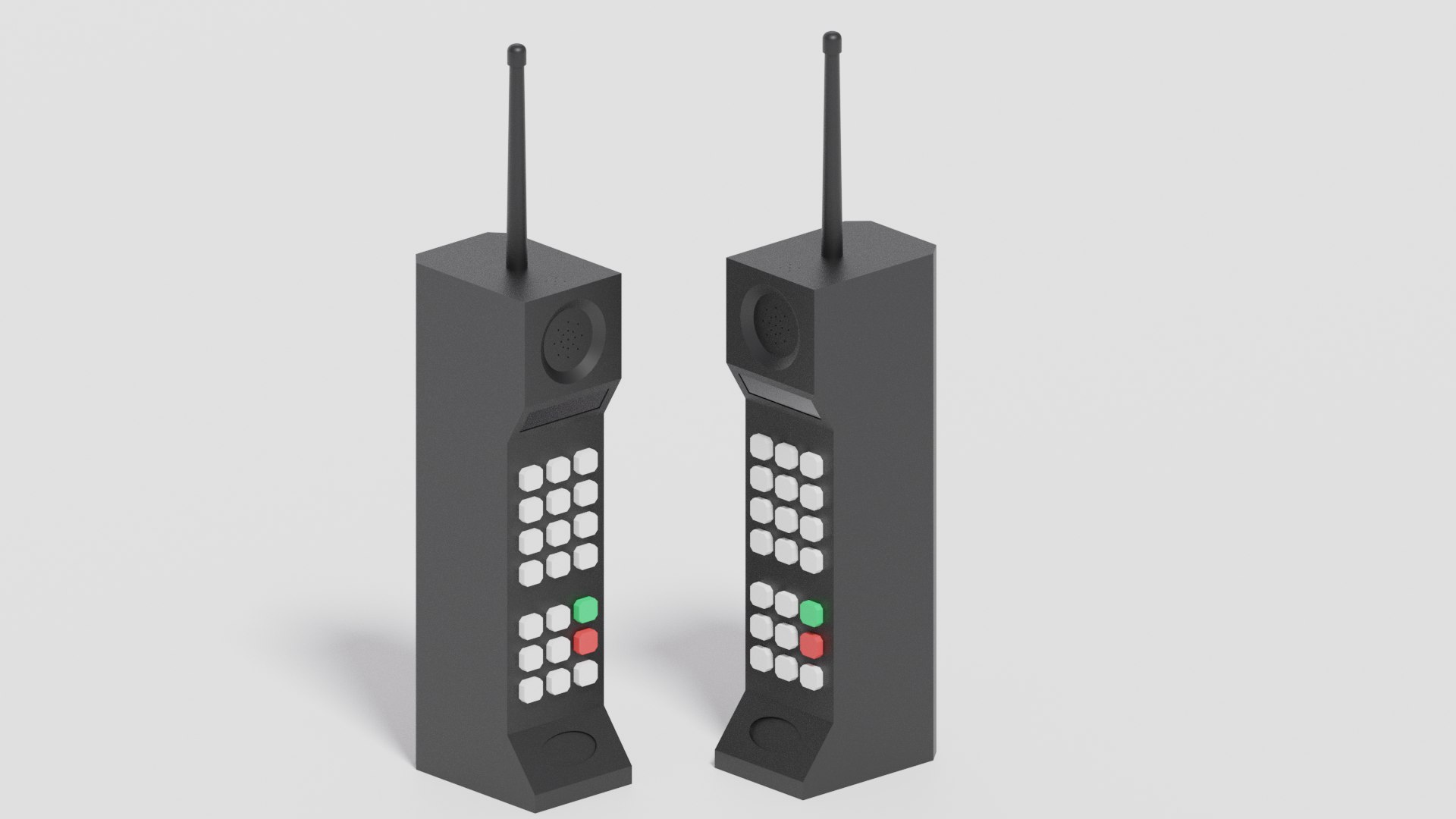 Motorola DynaTac "Brick" Phone 3D Model - TurboSquid 1749890