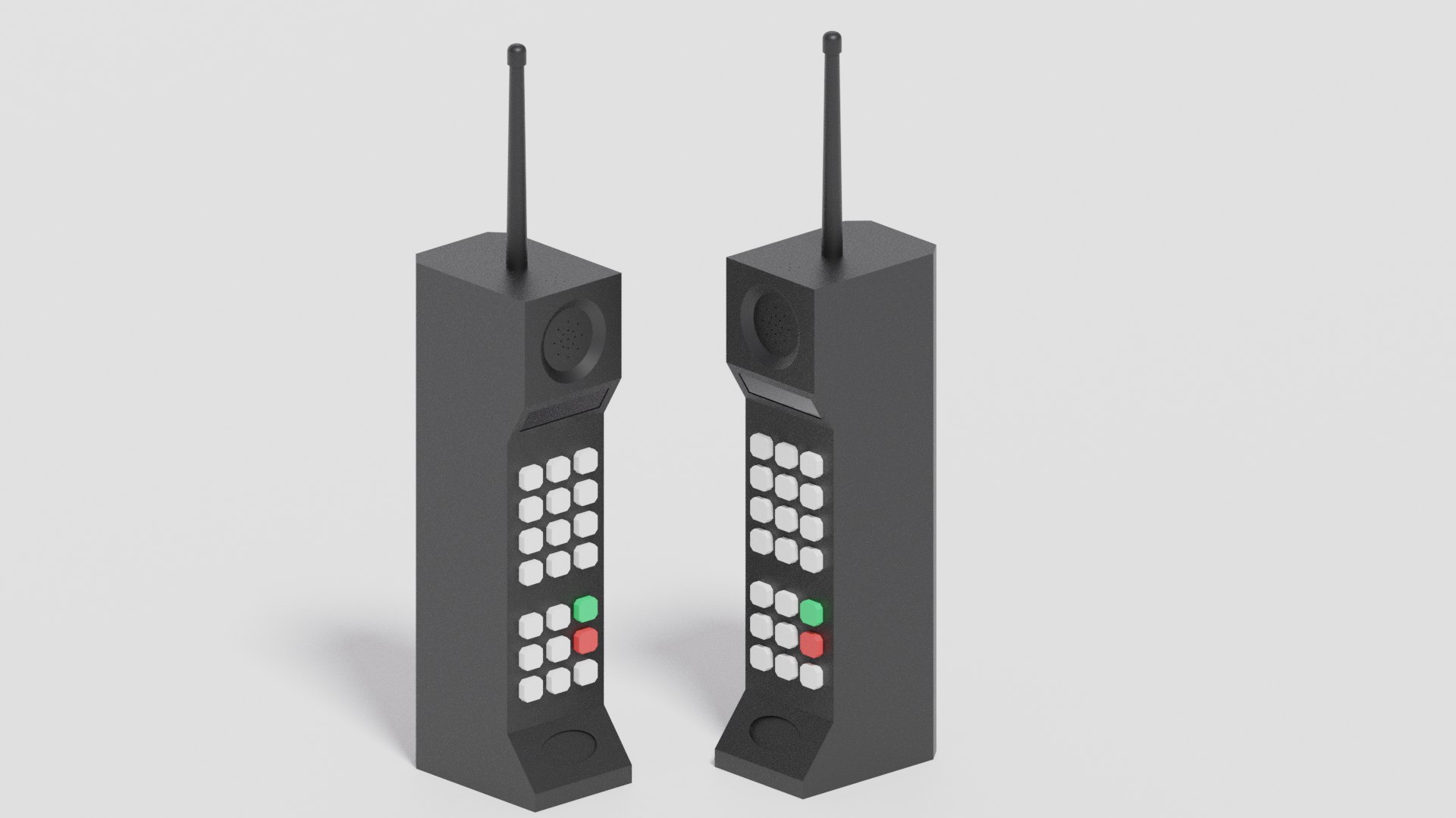 Motorola DynaTac "Brick" Phone 3D Model - TurboSquid 1749890