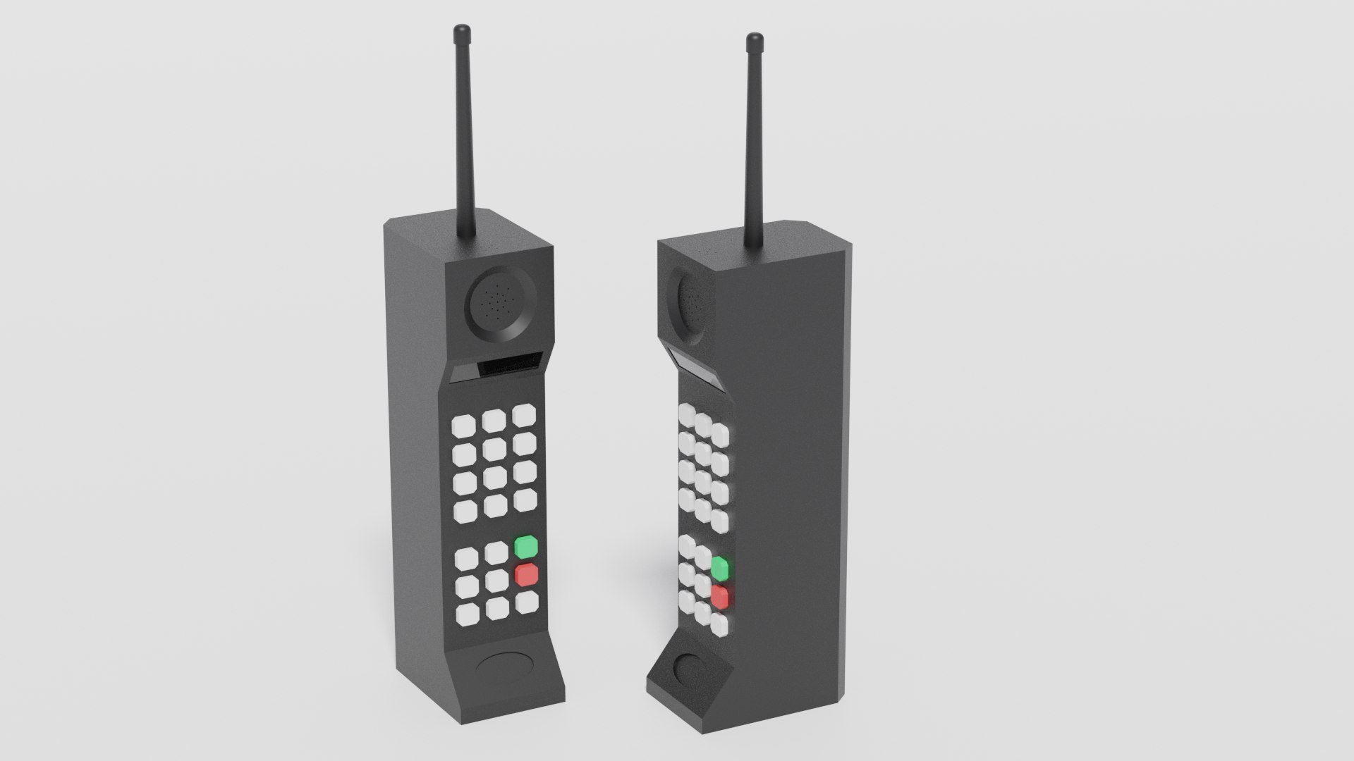 Motorola DynaTac "Brick" Phone 3D Model - TurboSquid 1749890
