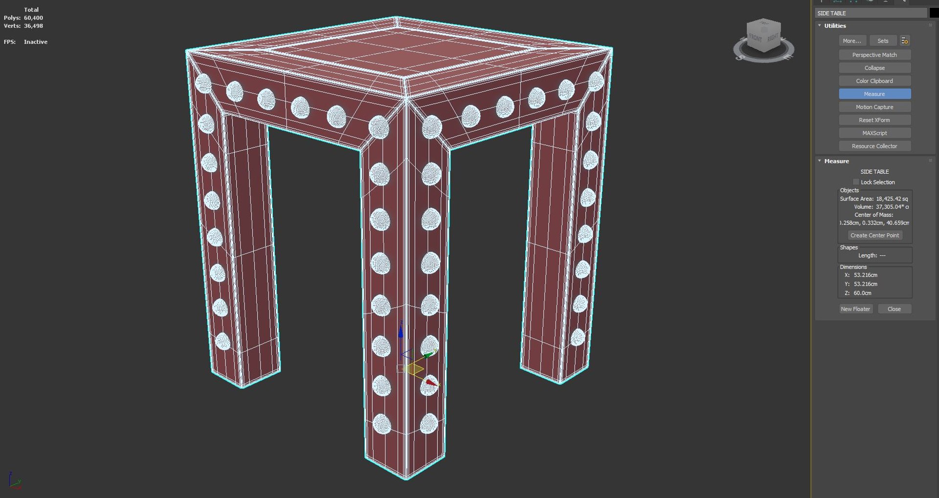 3D SIDE TABLE 001 - TurboSquid 2025146