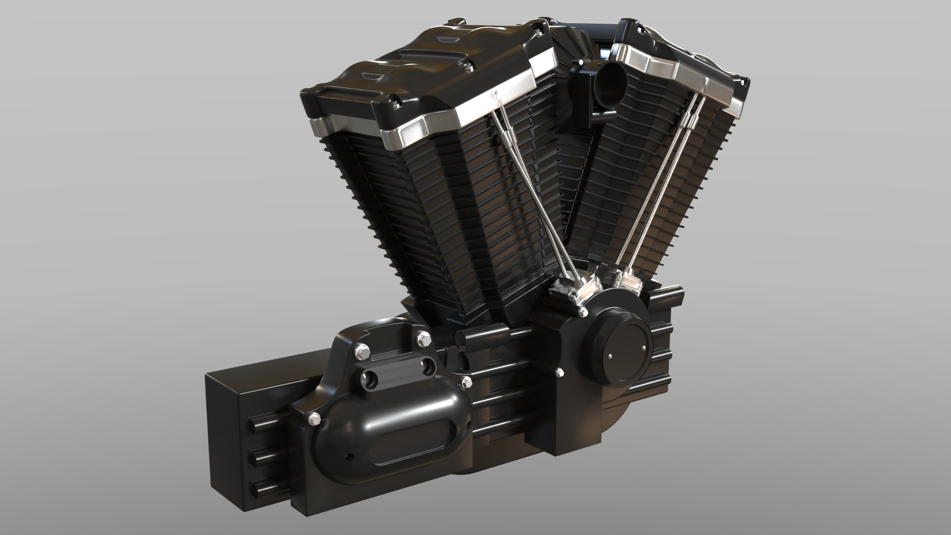 3D V-Twin Engine - TurboSquid 2042015