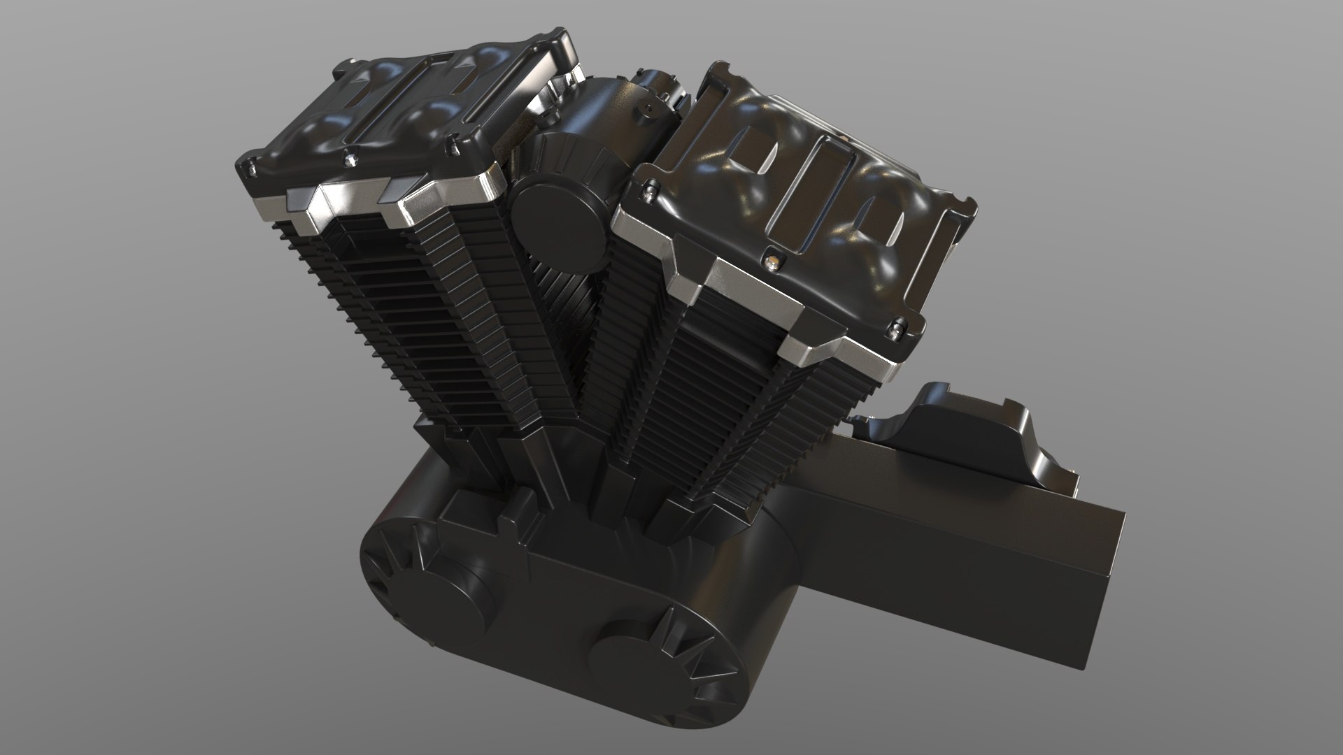 3D V-Twin Engine - TurboSquid 2042015