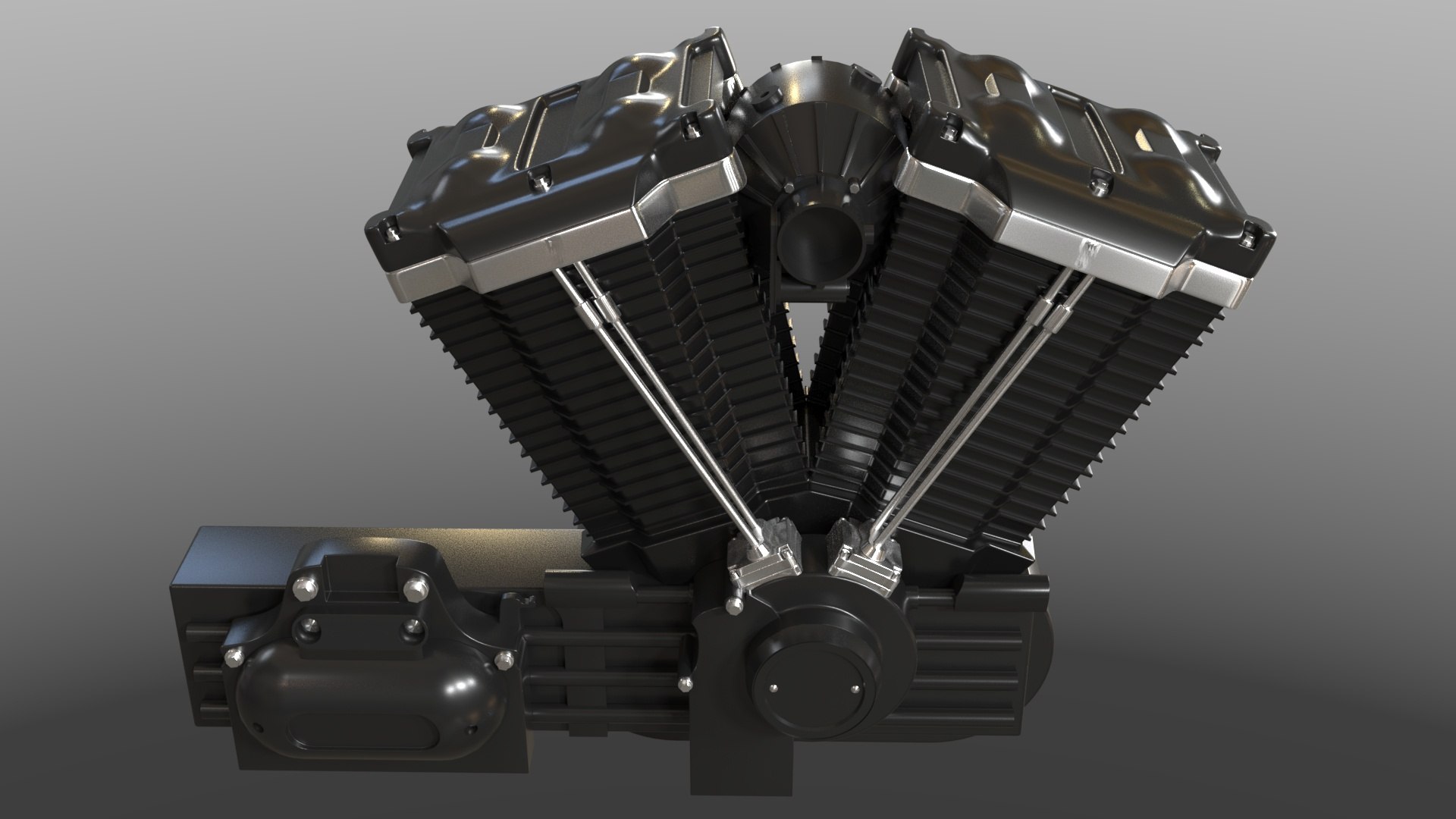 3D V-Twin Engine - TurboSquid 2042015