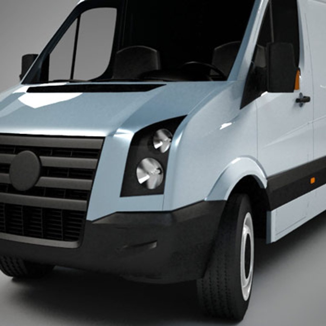Generic European Van 3d Model
